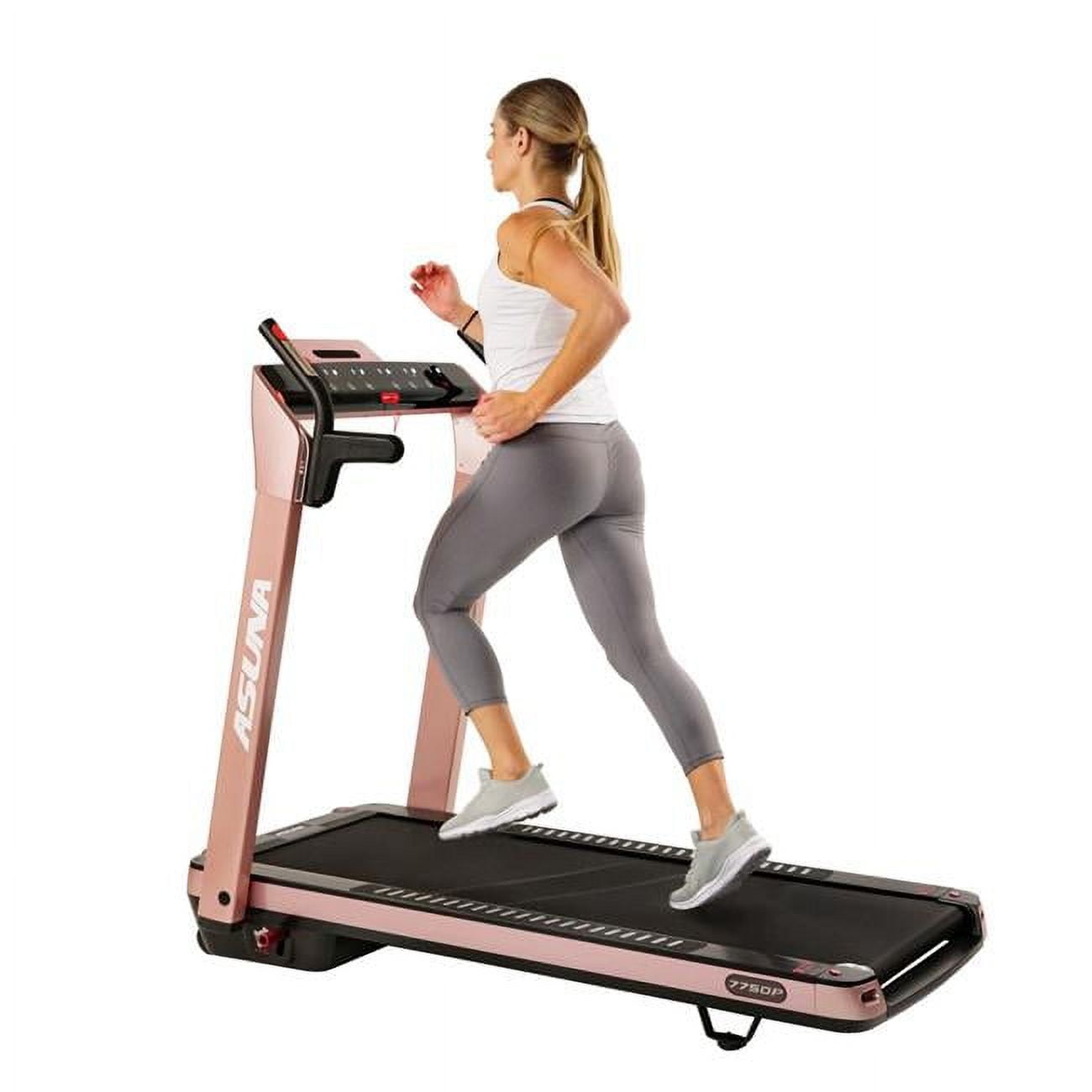 Sunny Health & Fitness Spaceflex Motorized Running Treadmill with Auto ...