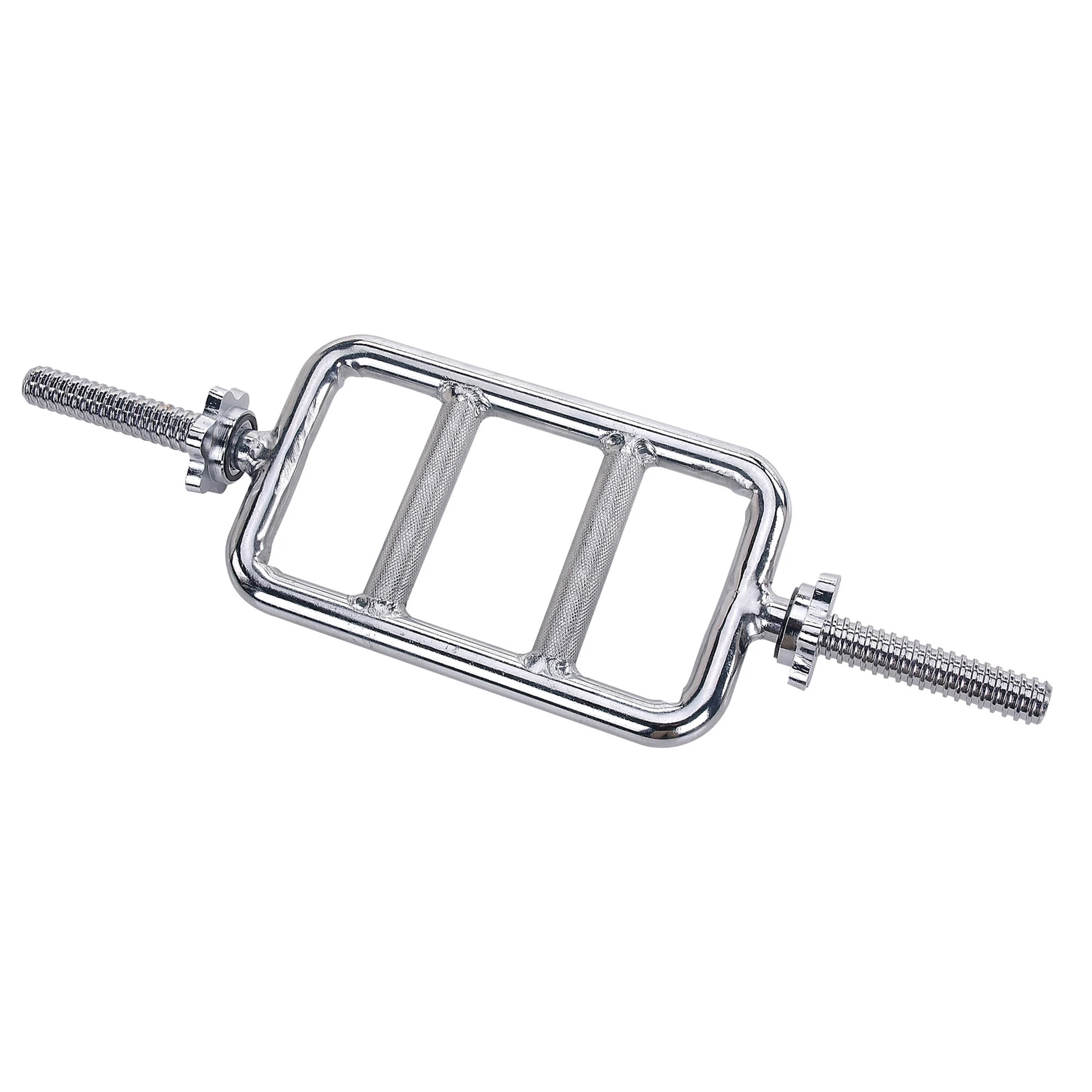 Sunny Health & Fitness Threaded 24" Solid Chrome Olympic Tricep Weight ...
