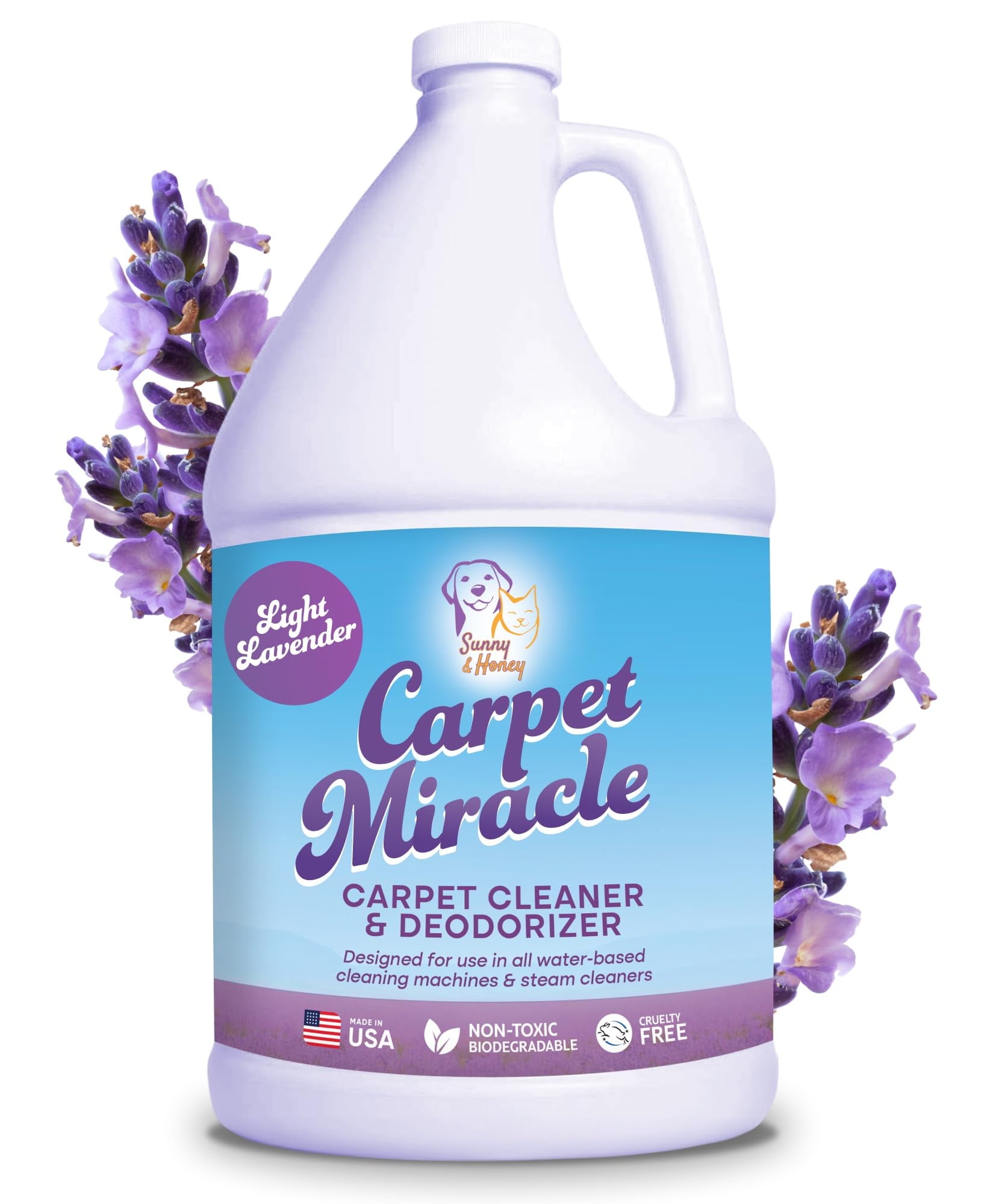 Sunny&Honey, Carpet Cleaner Miracle, Light Lavender Scent, New, 1 ...