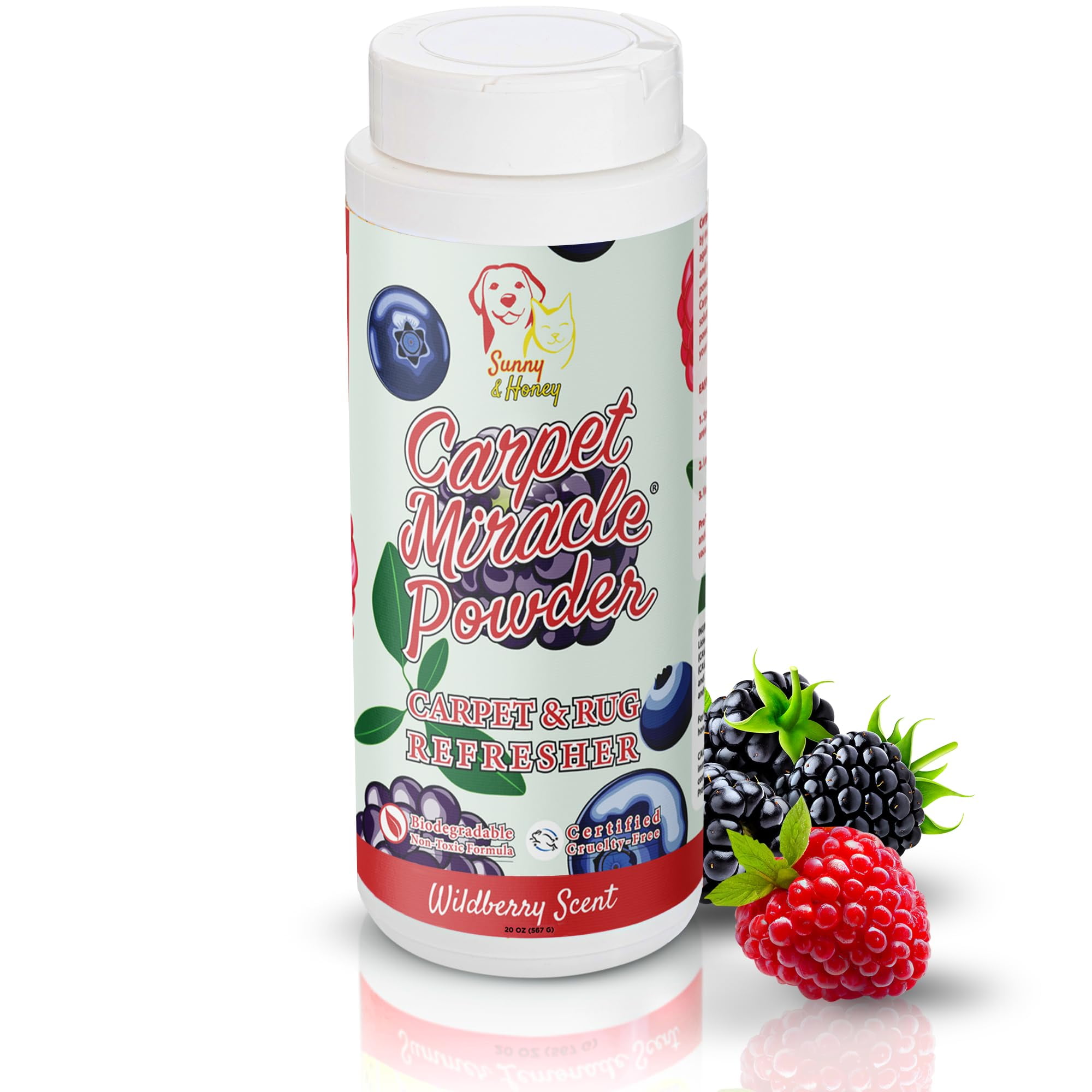 Sunny&Honey Carpet Powder Miracle- Non-Toxic Cleaner & Deodorizer ...