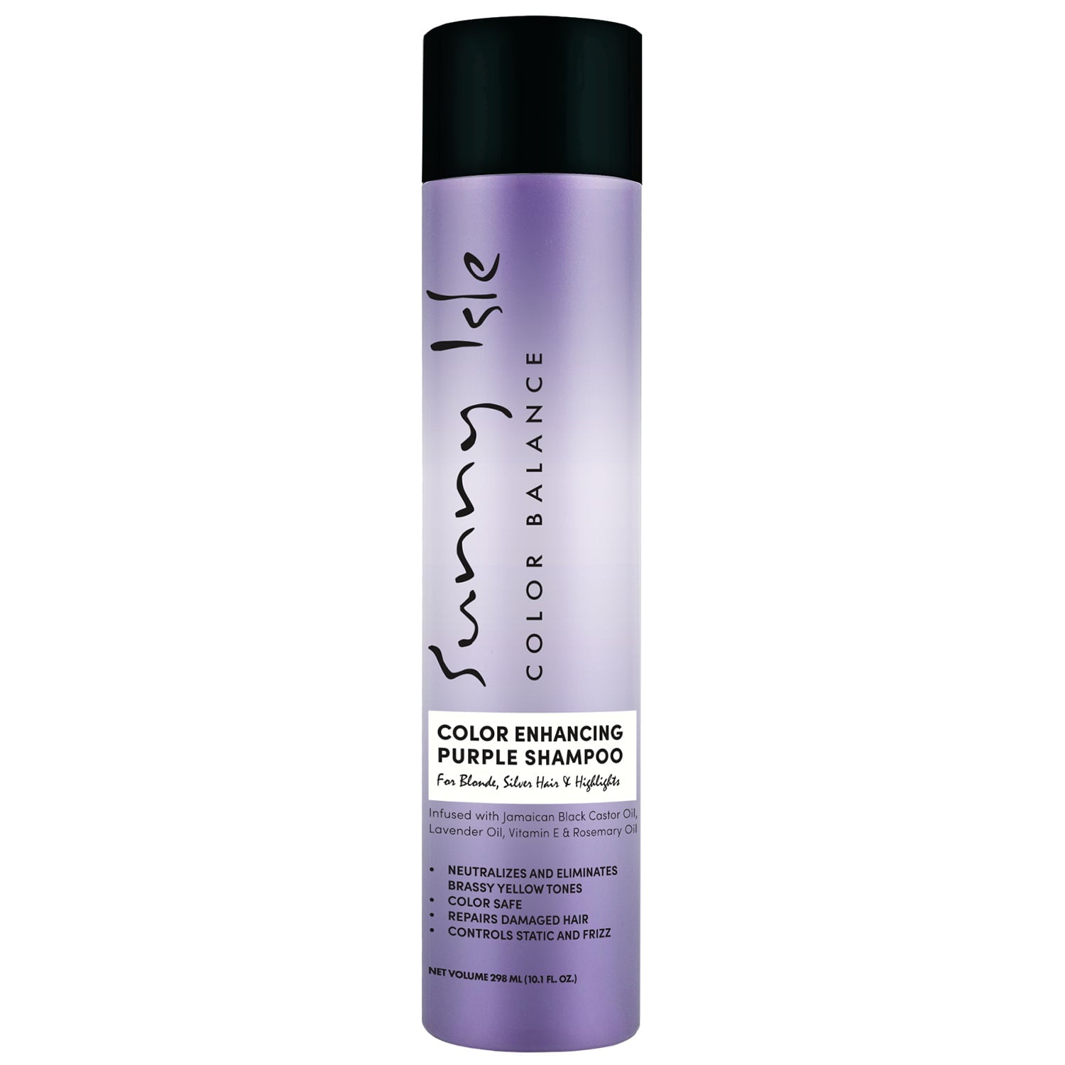 Sunny Isle Color Enhancing Purple Shampoo - Sulfate-Free - 10.1 Net ...