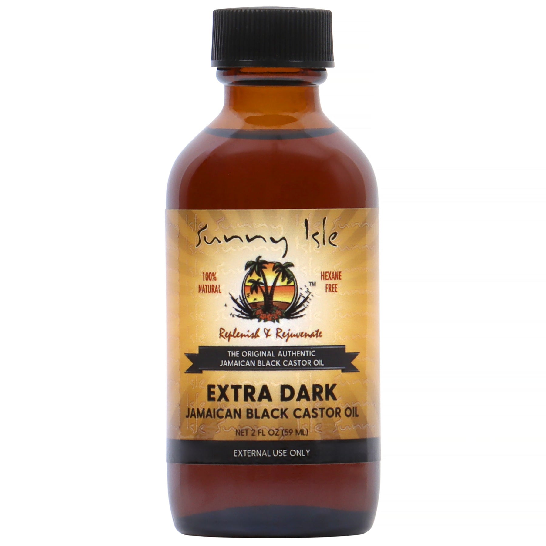 Sunny Isle Extra Dark Jamaican Black Castor Oil 2oz, Travel Size ...