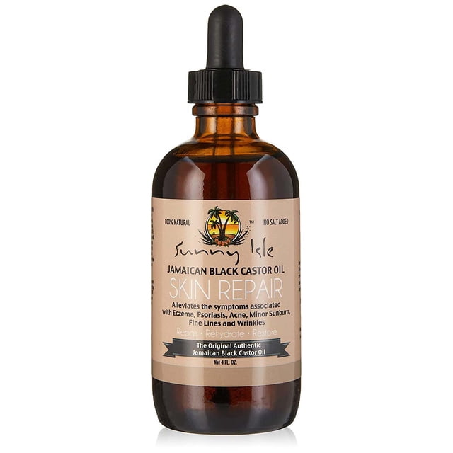 Sunny Isle Jamaican Black Castor Oil Skin Repair 4oz Enriched with ...