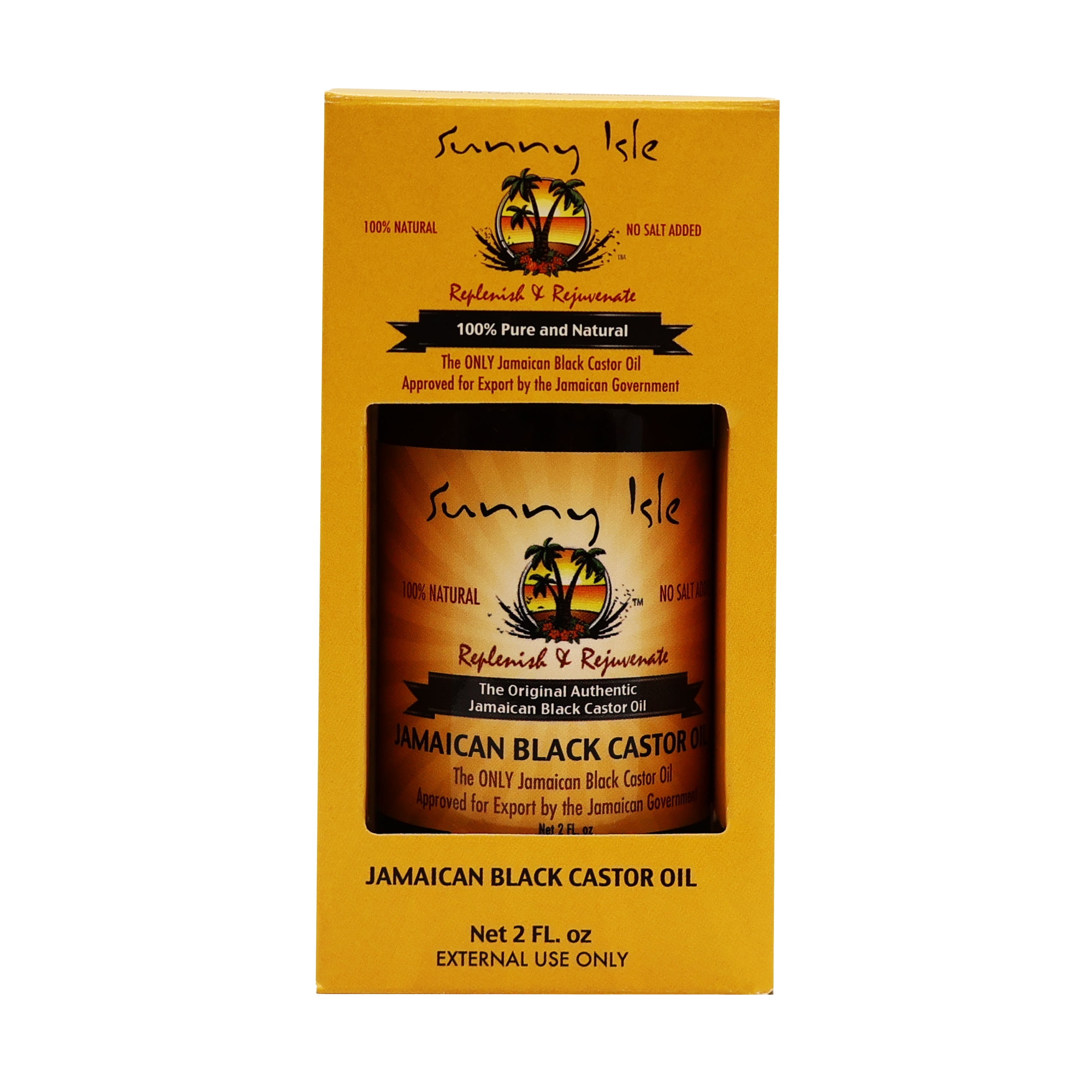 Sunny Isle Jamaican Black Castor Oil 2 Oz., Pack of 6 - Walmart.com