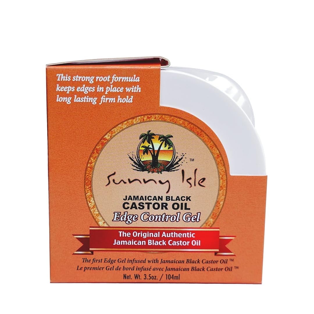 Sunny Isle Jamaican Black Castor Oil Edge Hair Gel, 3.5 oz - Walmart.com