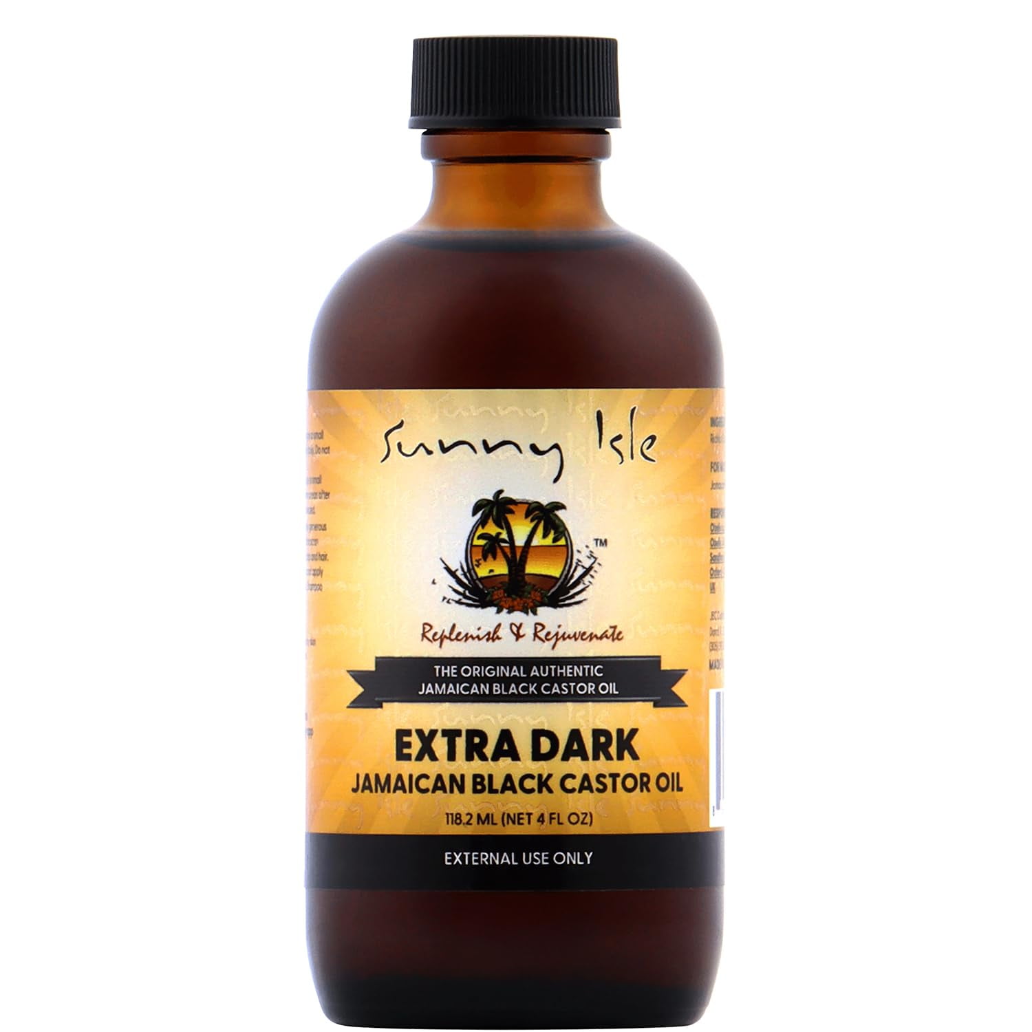 Sunny Isle Jamaican Black Castor Oil Extra Dark, 4 Fl Oz - Walmart.com