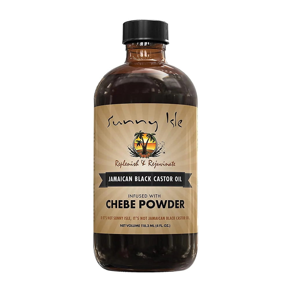 Sunny Isle Jamaican Black Castor Oil infused with Chebe Powder, Healthy ...