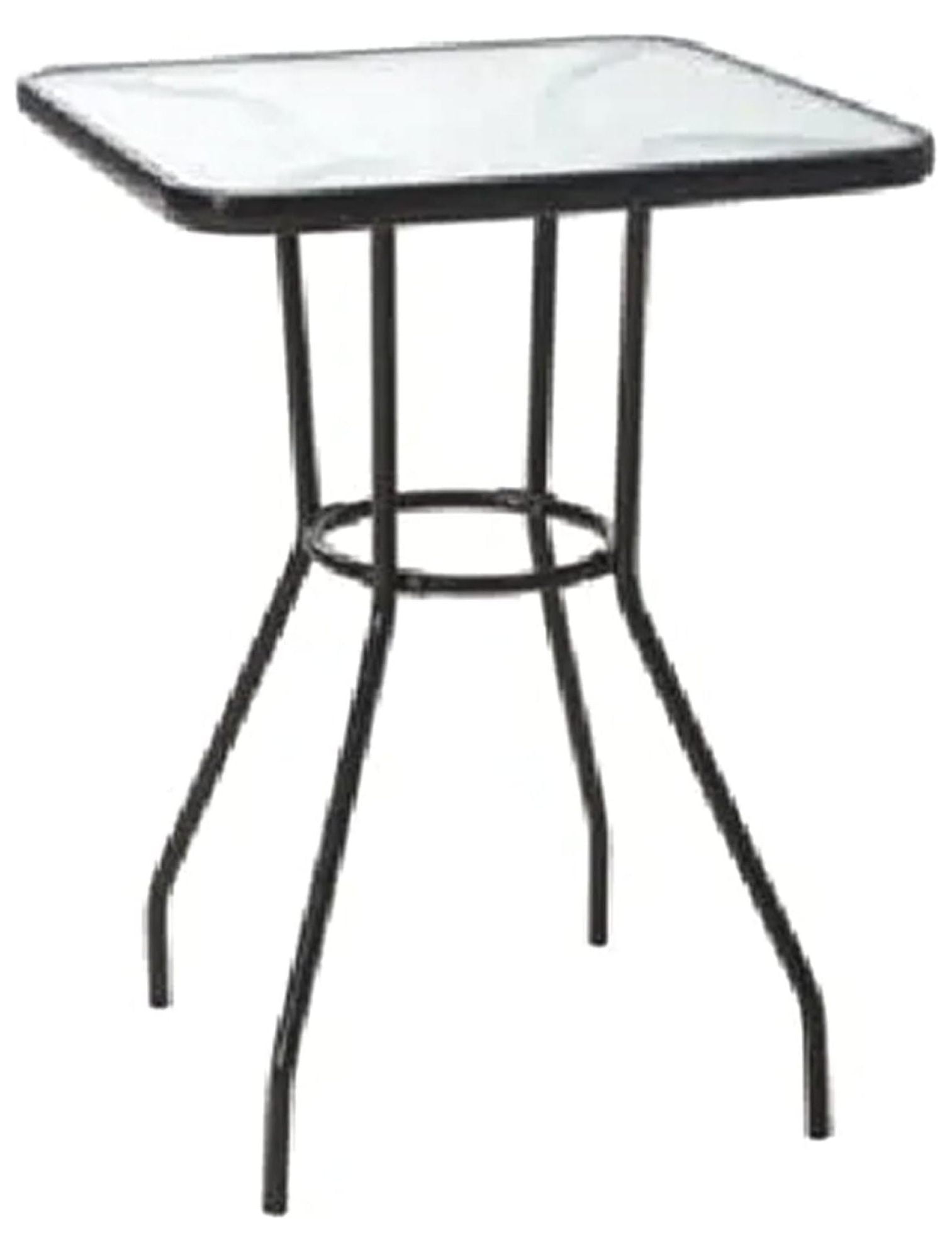 Sunny Isles 27 Inch Outdoor Patio Bistro Dining Table Backyard Squared ...