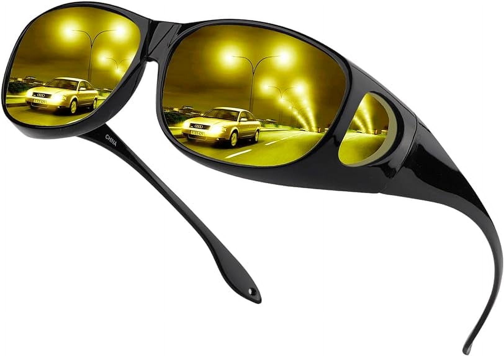 Sunny Pro Fitover Sunglasses Polarized Lens Cover Wear Over Glasses ...