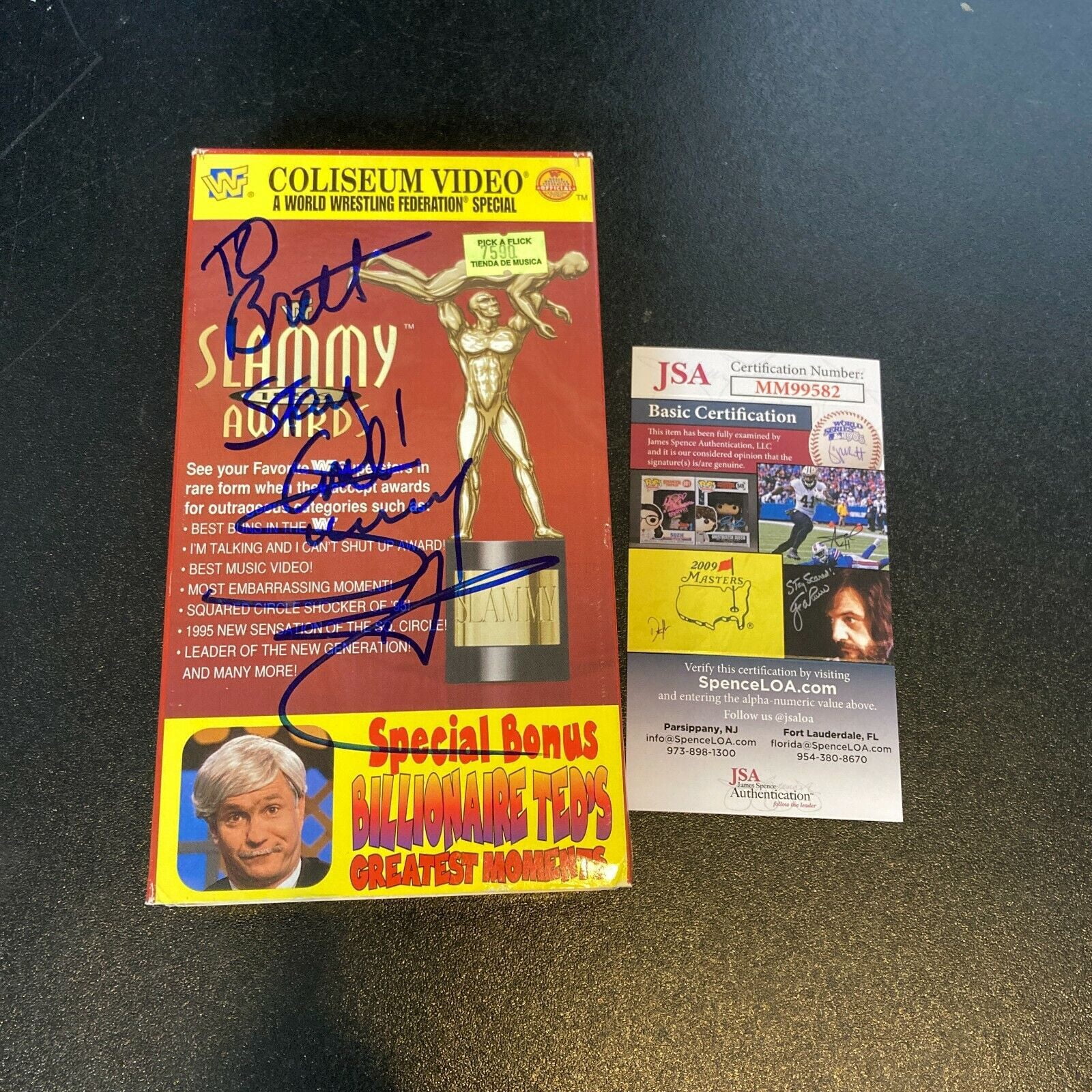 Sunny Tammy Lynn Sytch Signed Wrestling VHS Movie With JSA COA ...