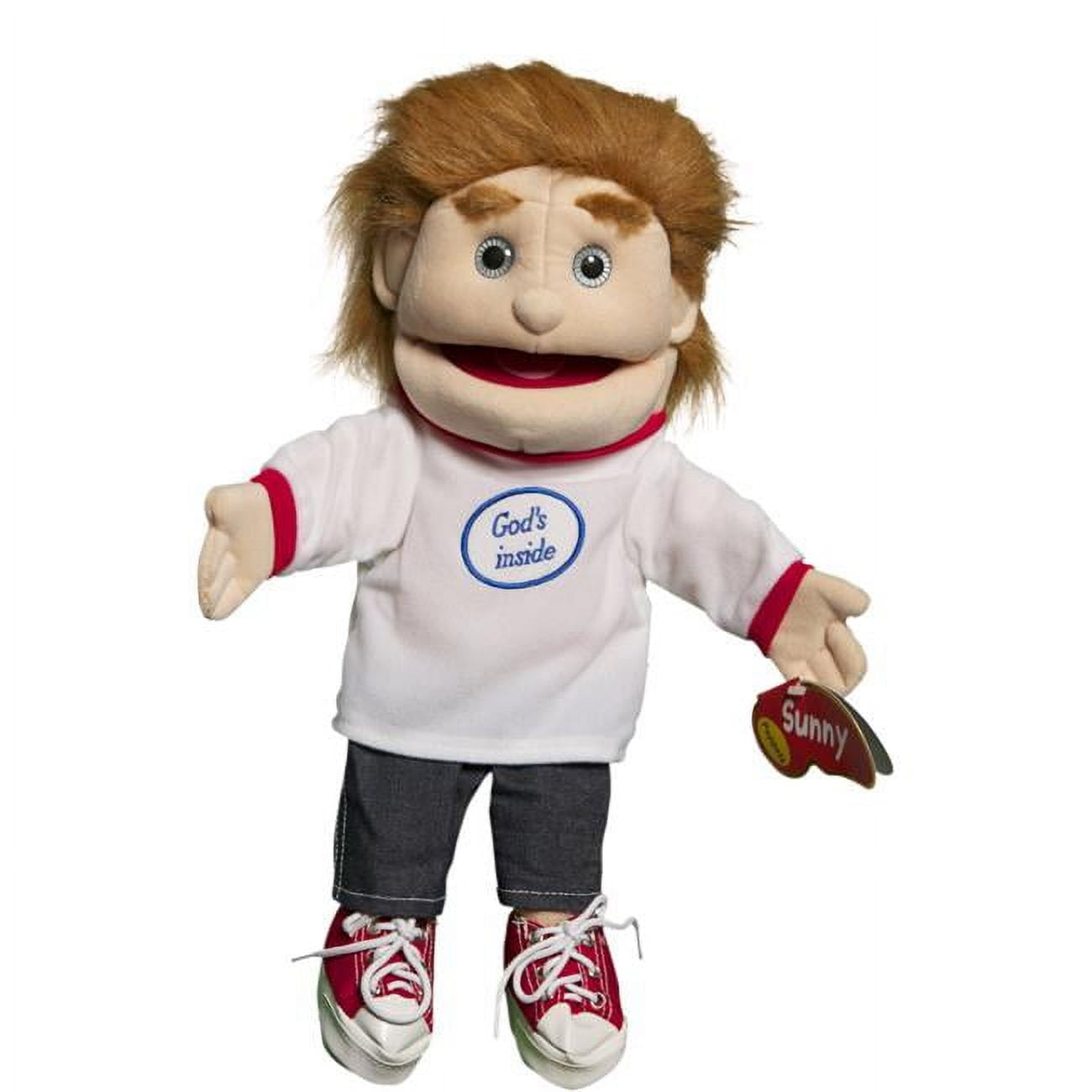 Sunny Toys 14 In. Brunette-Haired Boy Gods Inside, Glove Puppet ...