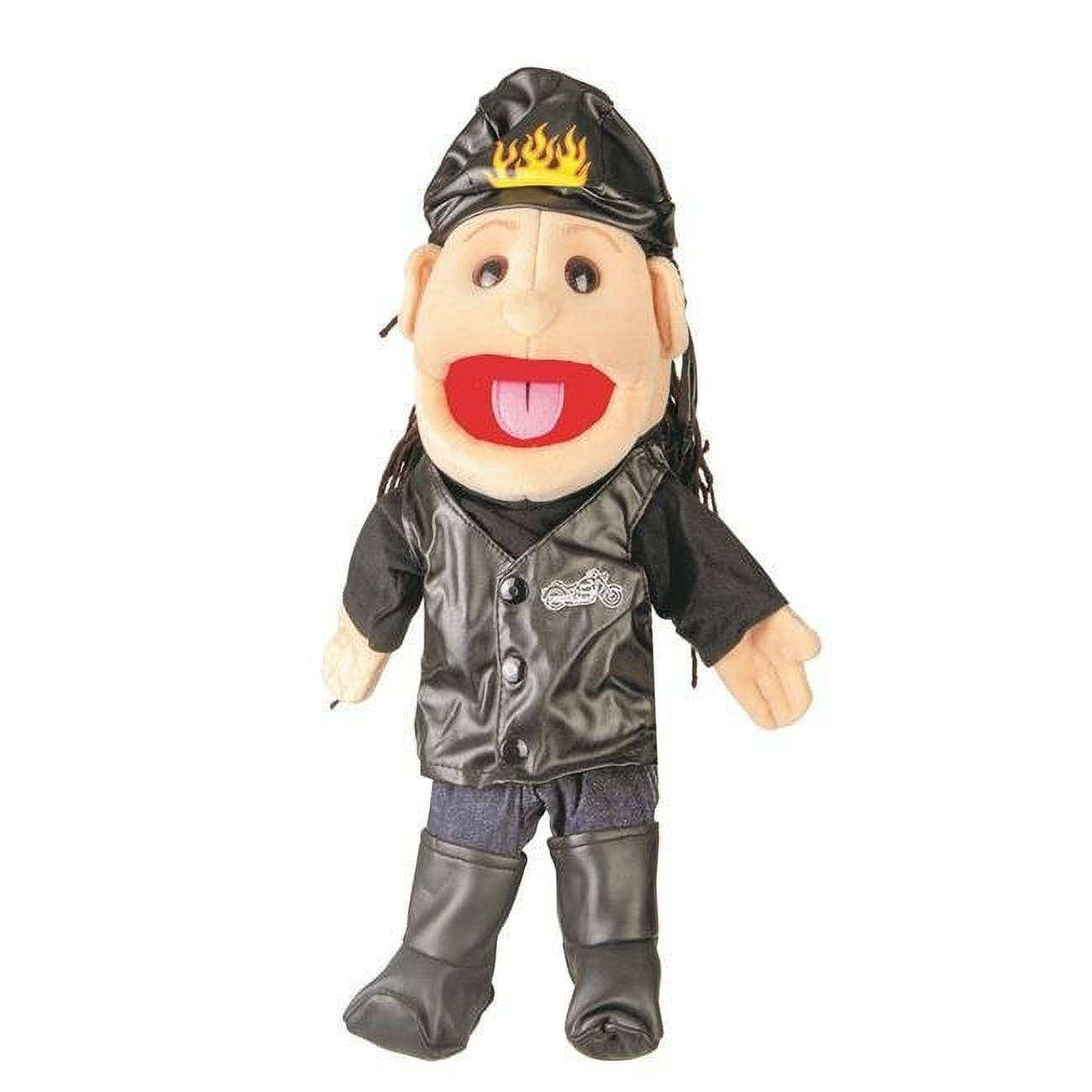 Sunny Toys GL3814 14 In. Biker In Leather Jeans - Female- Glove Puppet ...