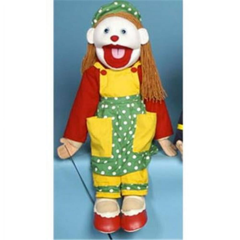 Woman Clown Puppet Cute Clown Puppet Etsy