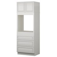 Sunny Wood Gsp3396ocd-A Grayson 33" Wide X 96" Tall Double Door Wall Oven Cabinet - Grey ...