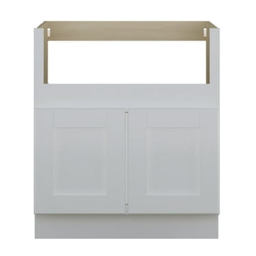 WyndenHall Stratford SOLID WOOD 30 inch Wide Low Storage Cabinet - 30"w ...