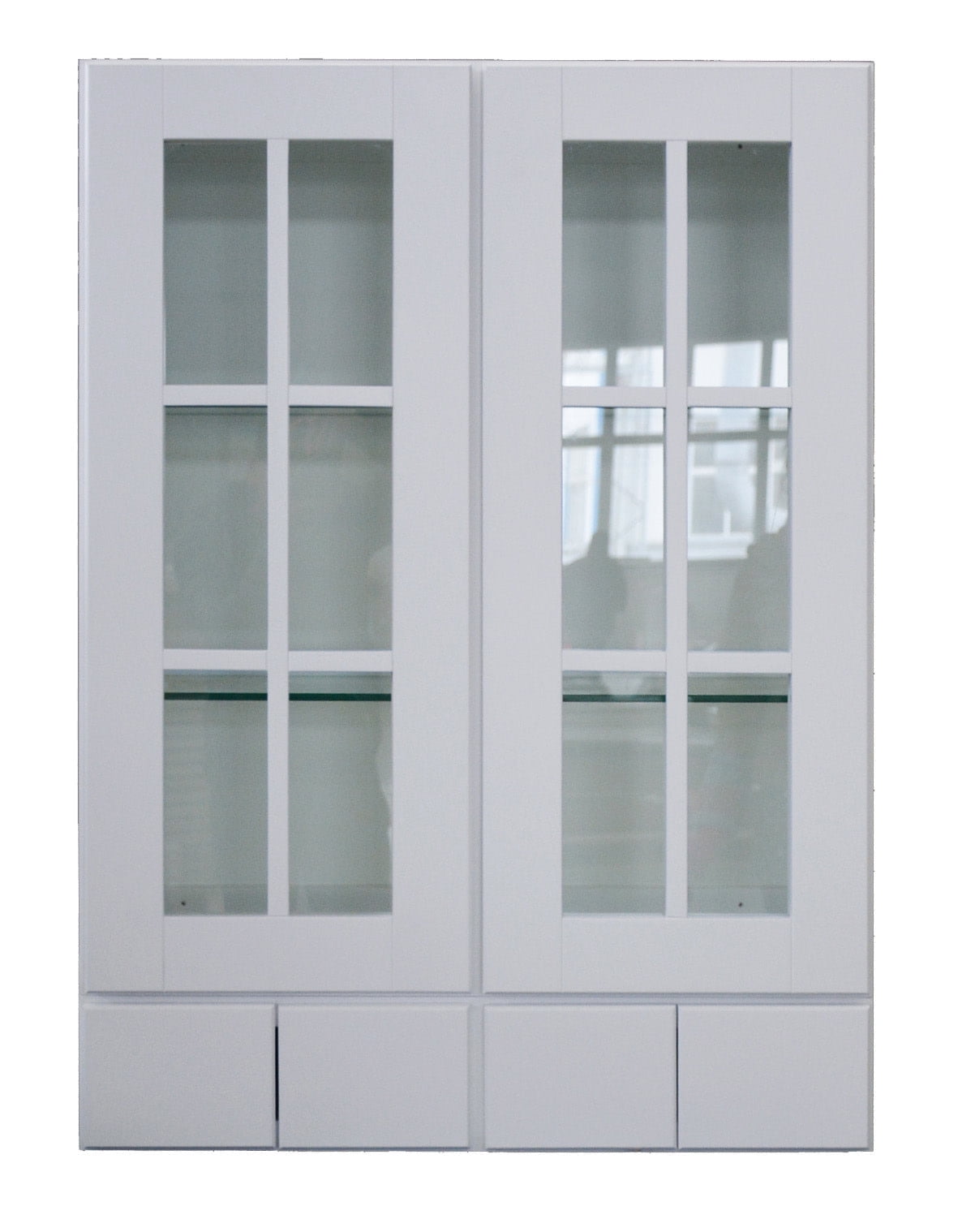 Sunny Wood Shw3042gd4-A Shaker Hill 30" X 42" Wall Cabinet - White ...