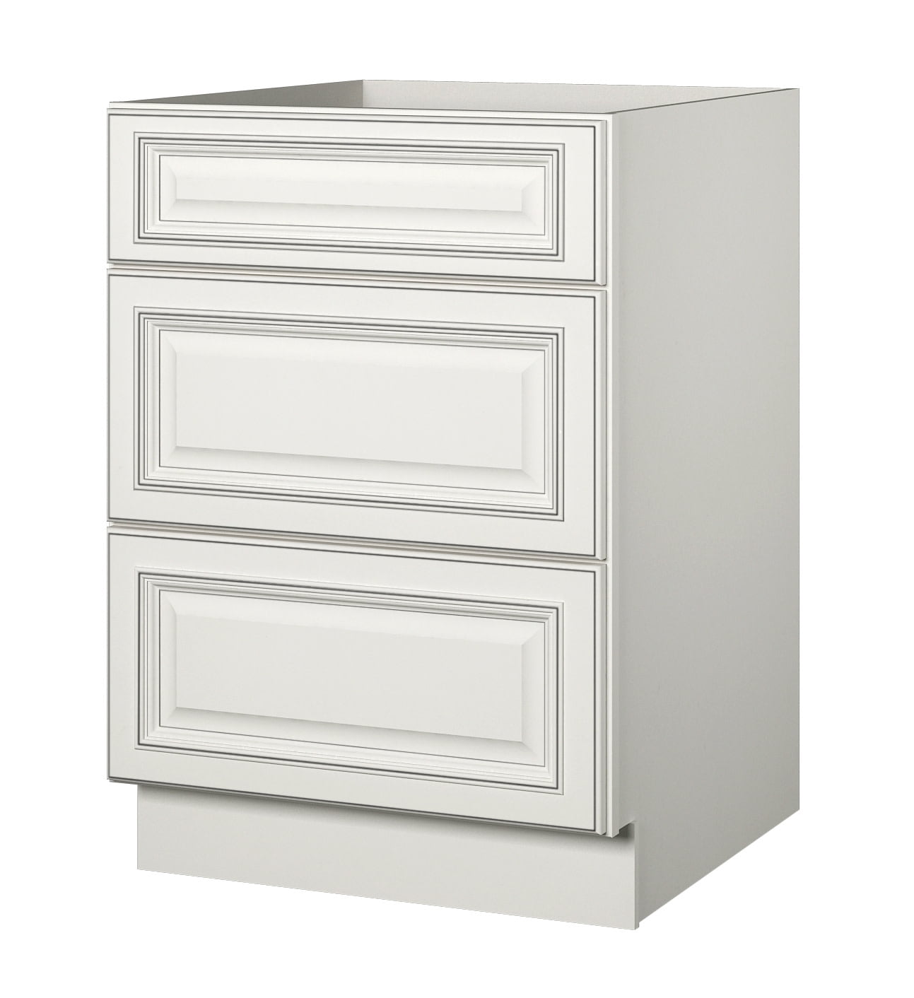 Sunny Wood Slb24d-A Sanibel 24" Drawer Base Cabinet - White - Walmart.com