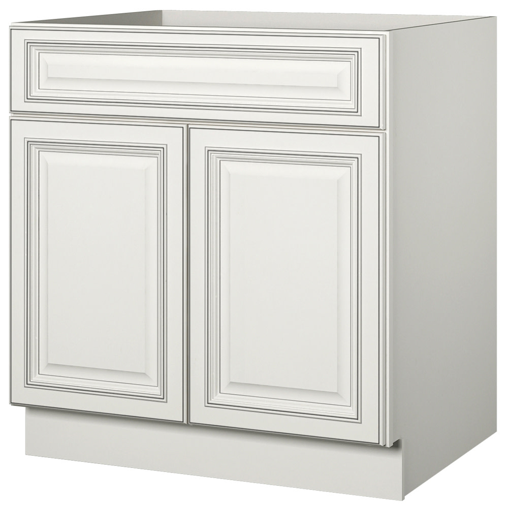 Sunny Wood Slb33-U-A Sanibel 33" Wide X 34-1/2" Tall Double Door Base ...