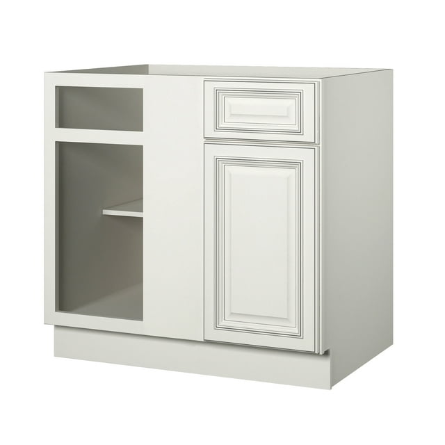 Sunny Wood Slb42bc-A Sanibel 42" Blind Corner Base Cabinet - White ...