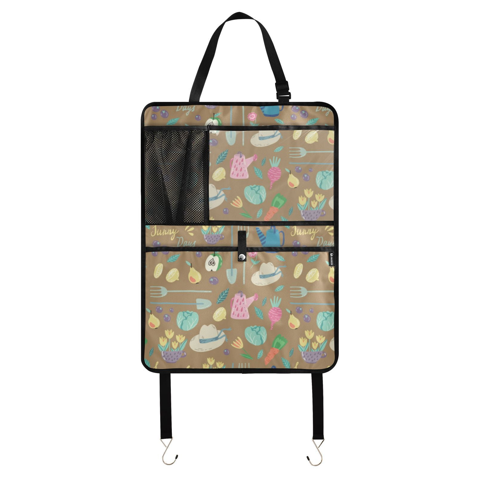 Sunny days garden pattern 178 Pack Backseat Protector Seat Covers for ...