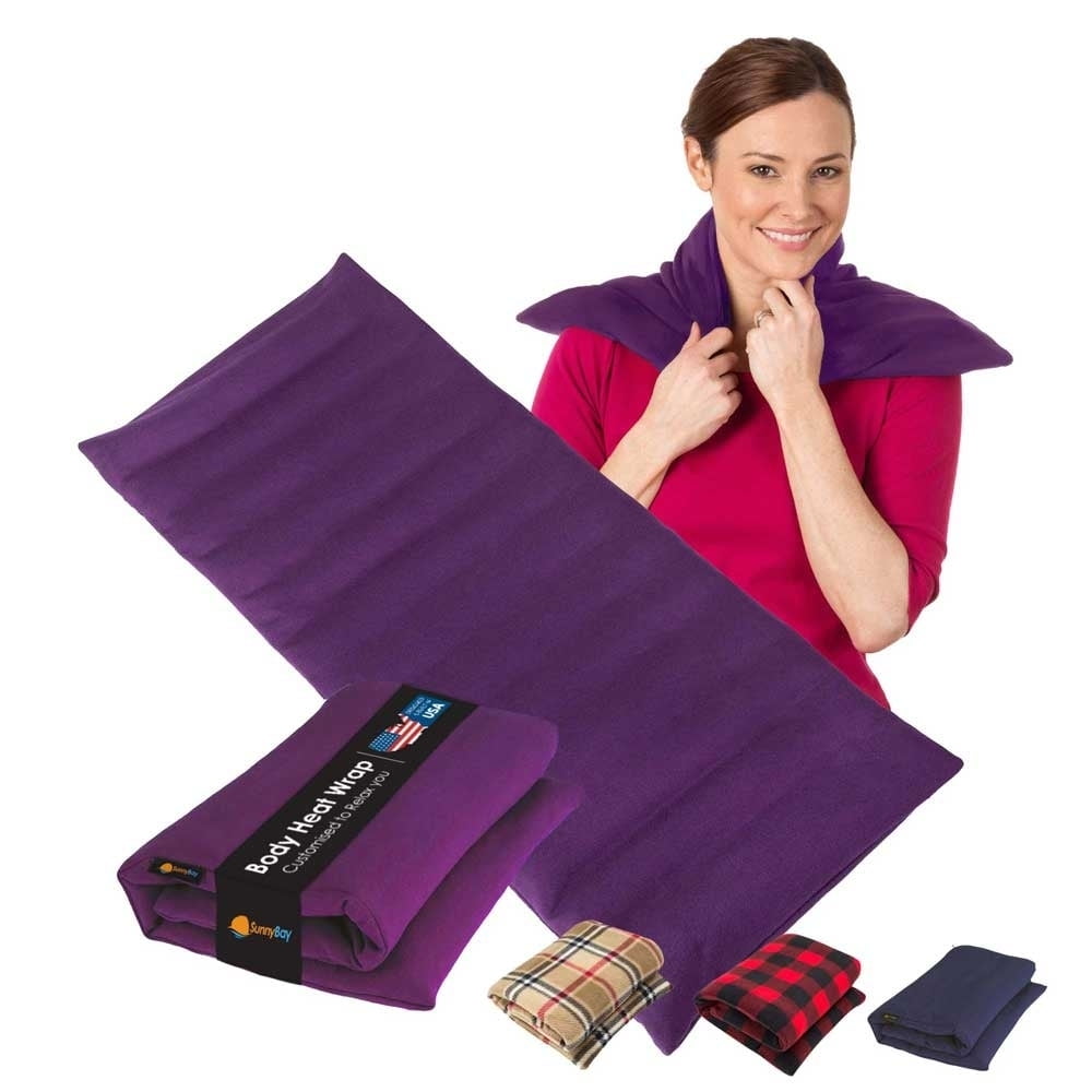SunnyBay Extra Large Microwave Heating Pad 10x24 Inches - Moist Heating ...