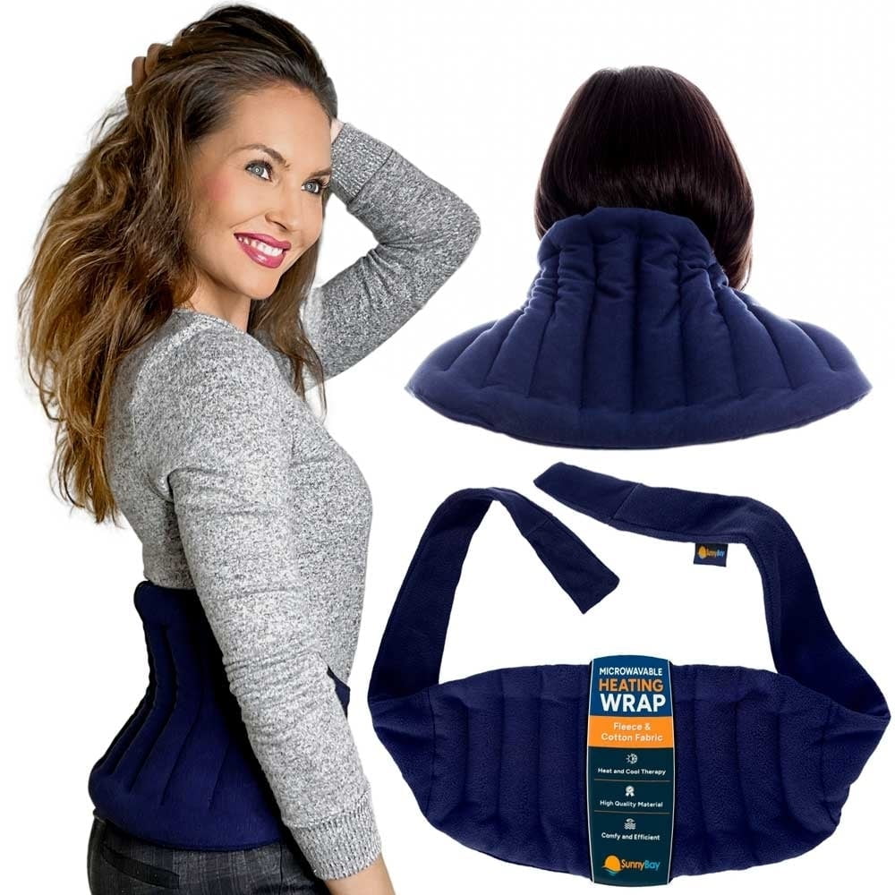 SunnyBay Microwave Heating Pad 10x18 Inches Large Heating Area with ...