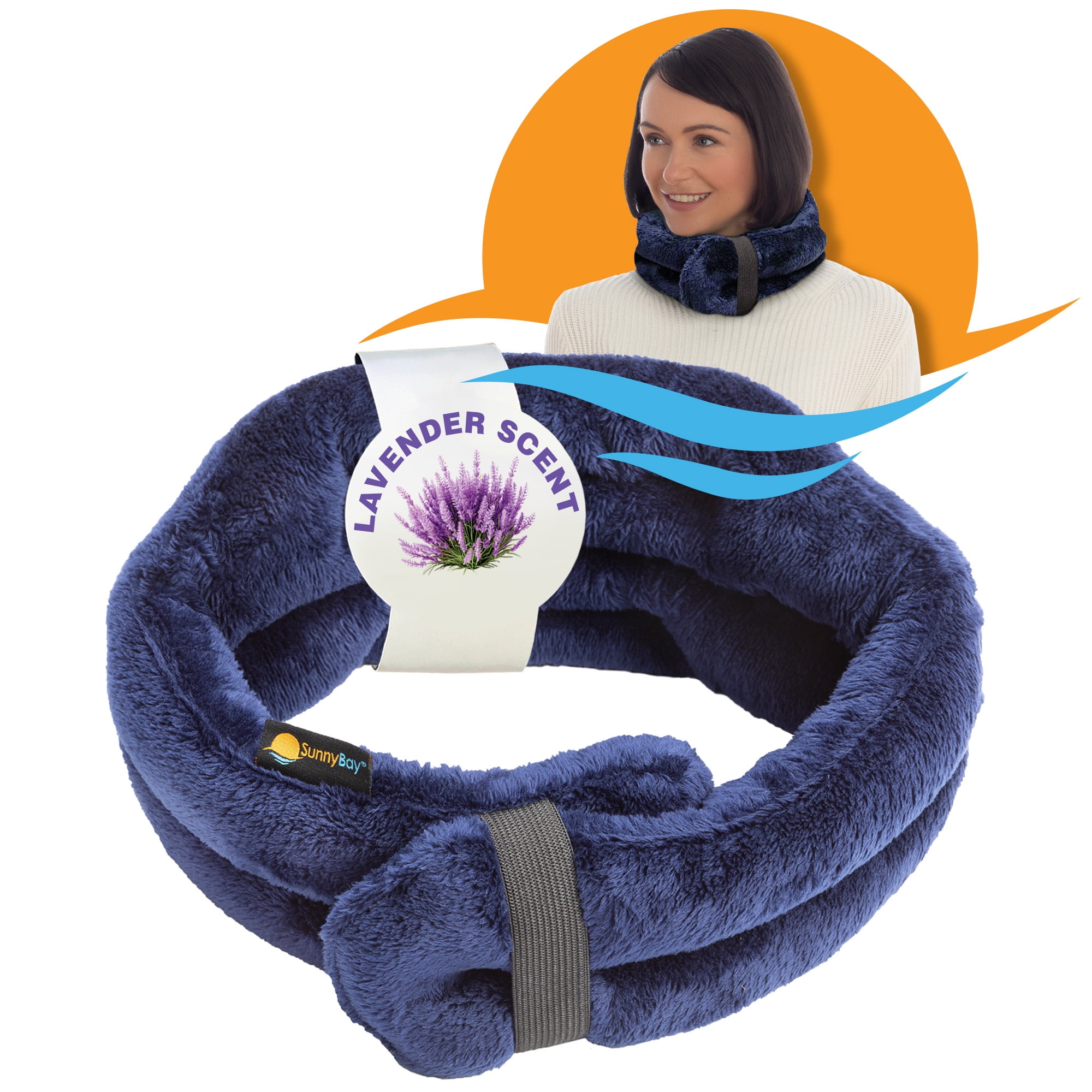 SunnyBay Microwavable Lavender Aromatherapy Heating Pad, Neck and ...