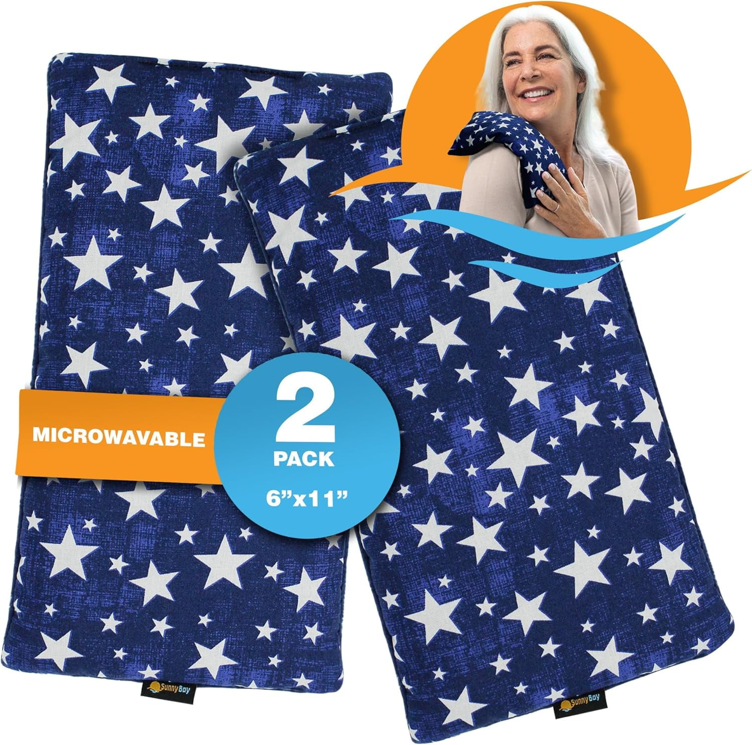 SunnyBay Small Microwave Heating Pad, Microwavable Versatile Cold ...