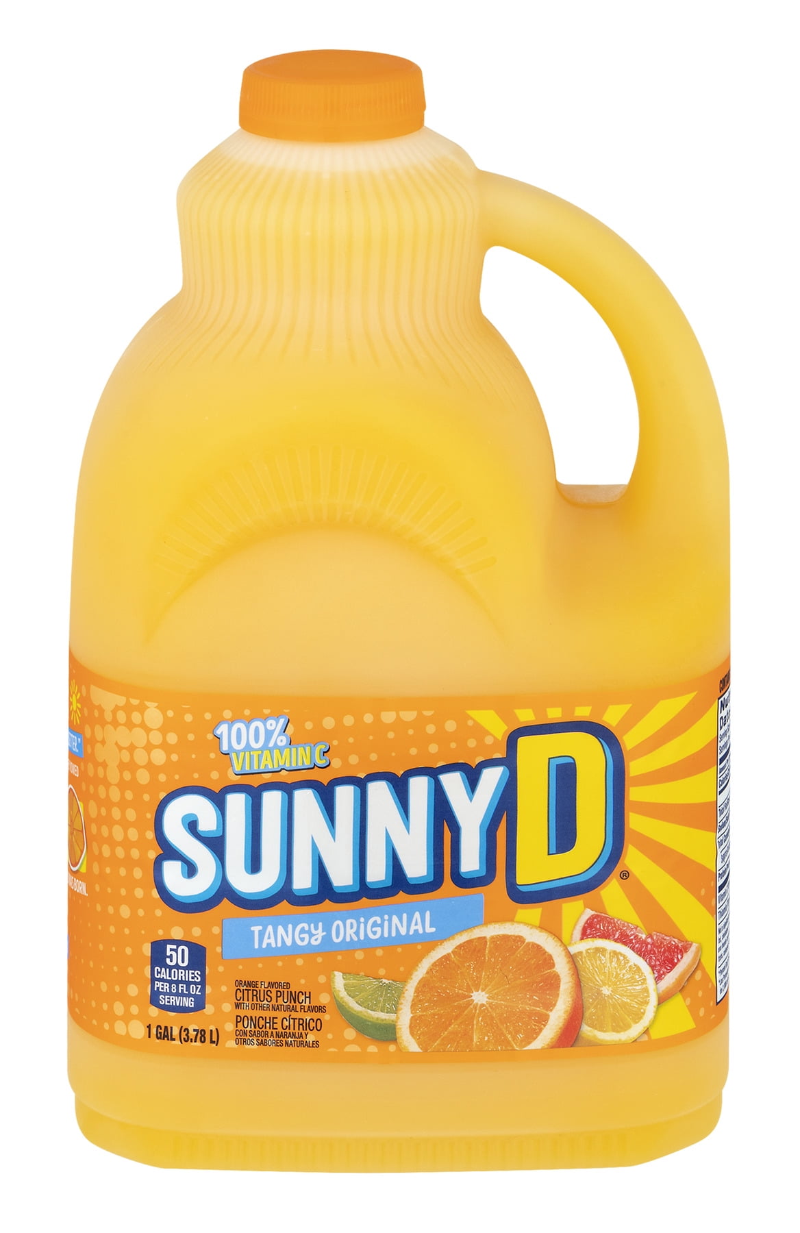 SunnyD Cytrus Punch 100% Vitamin C Tangy Original, 1 Gallon, 128 Fl. Oz ...