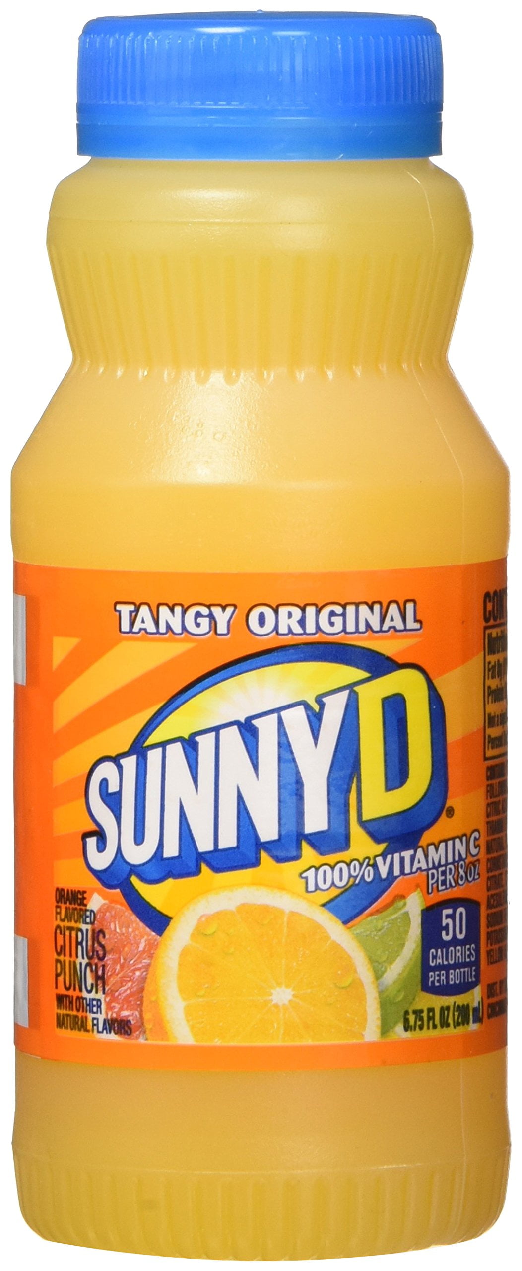 SunnyD Tangy Original Orange Flavored Citrus Punch, 6.75 Fl Oz (24 Ct) (4 Pack) - Walmart.com