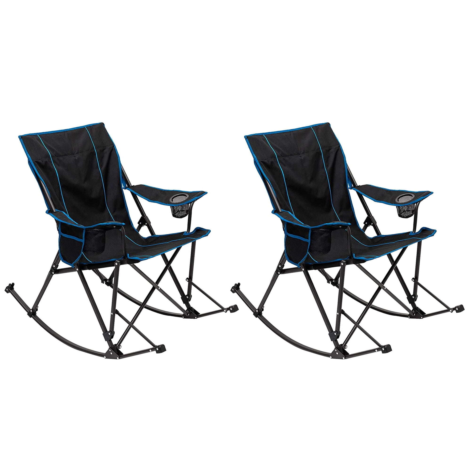 SunnyFeel Camping Rocking Chair for Adults, Oversized Folding Rocker ...