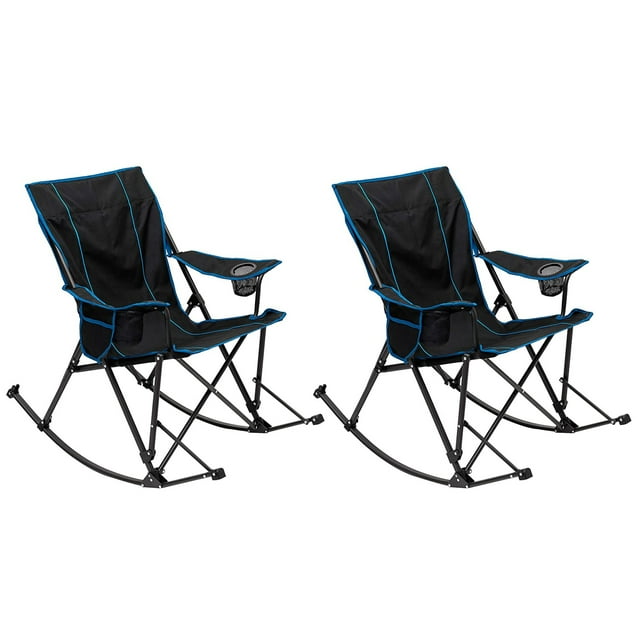 SunnyFeel Camping Rocking Chair for Adults, Oversized Folding Rocker ...