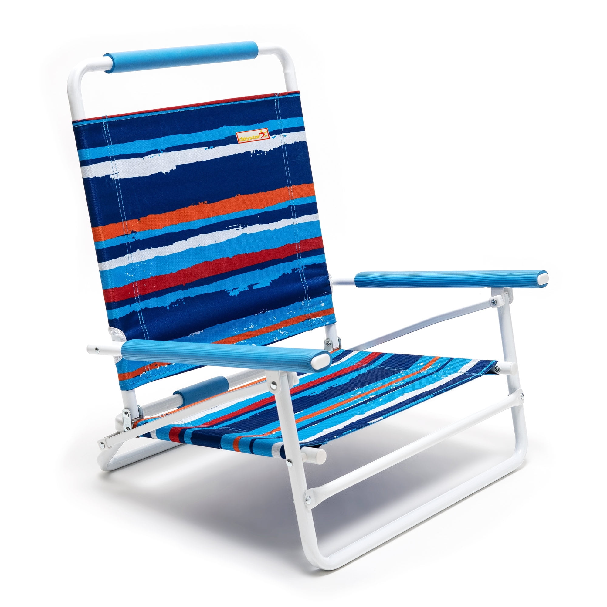 SunnyFeel Folding Beach Chair for Adults, ightweight Low Beach Chair ...