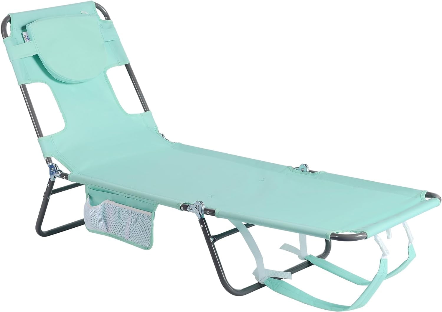 SunnyFeel Lounge Beach Chair for Adults with Face Hole, Backpack ...