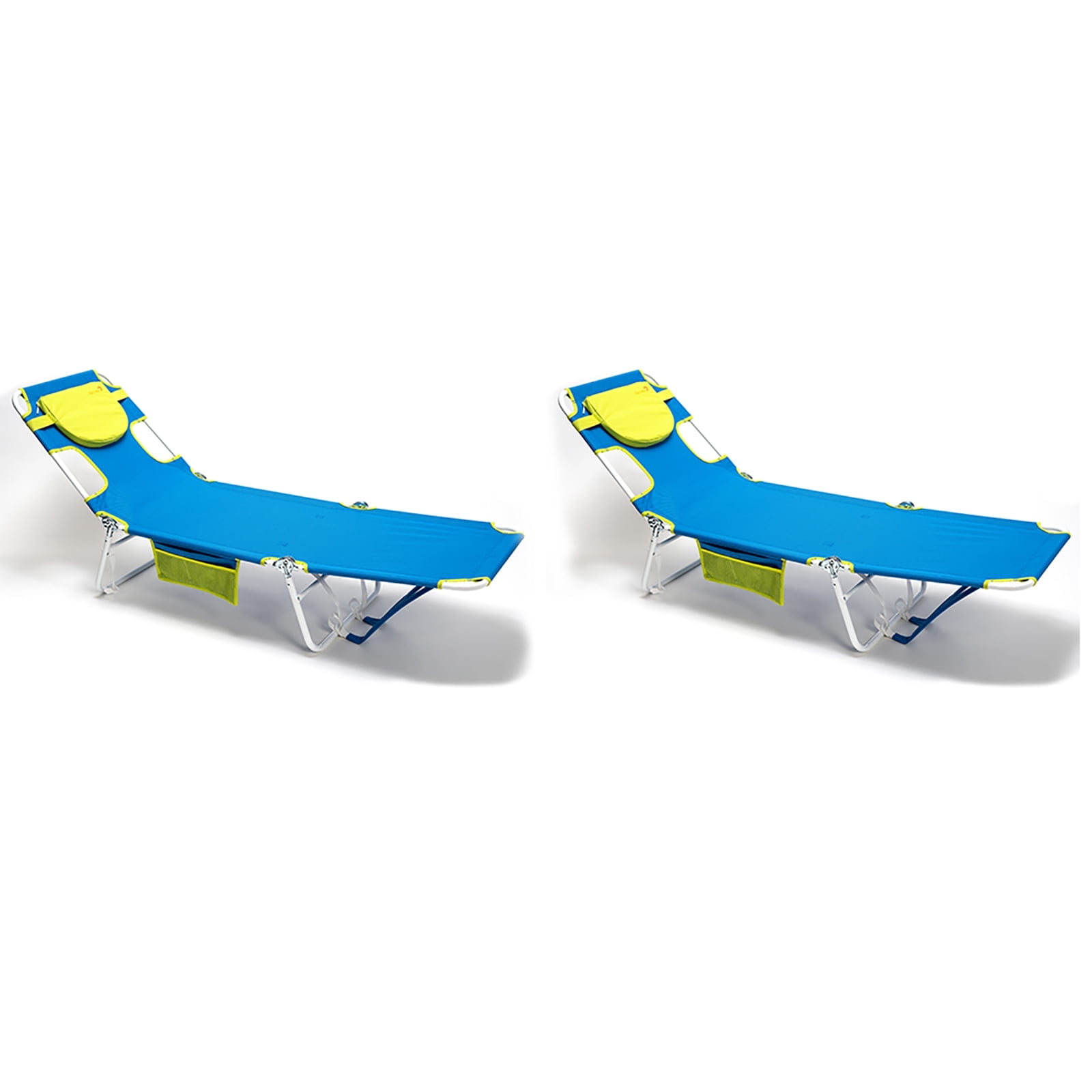 SunnyFeel Reclining Beach Chair Sun Lounger Lay Flat, Face Down Tanning ...