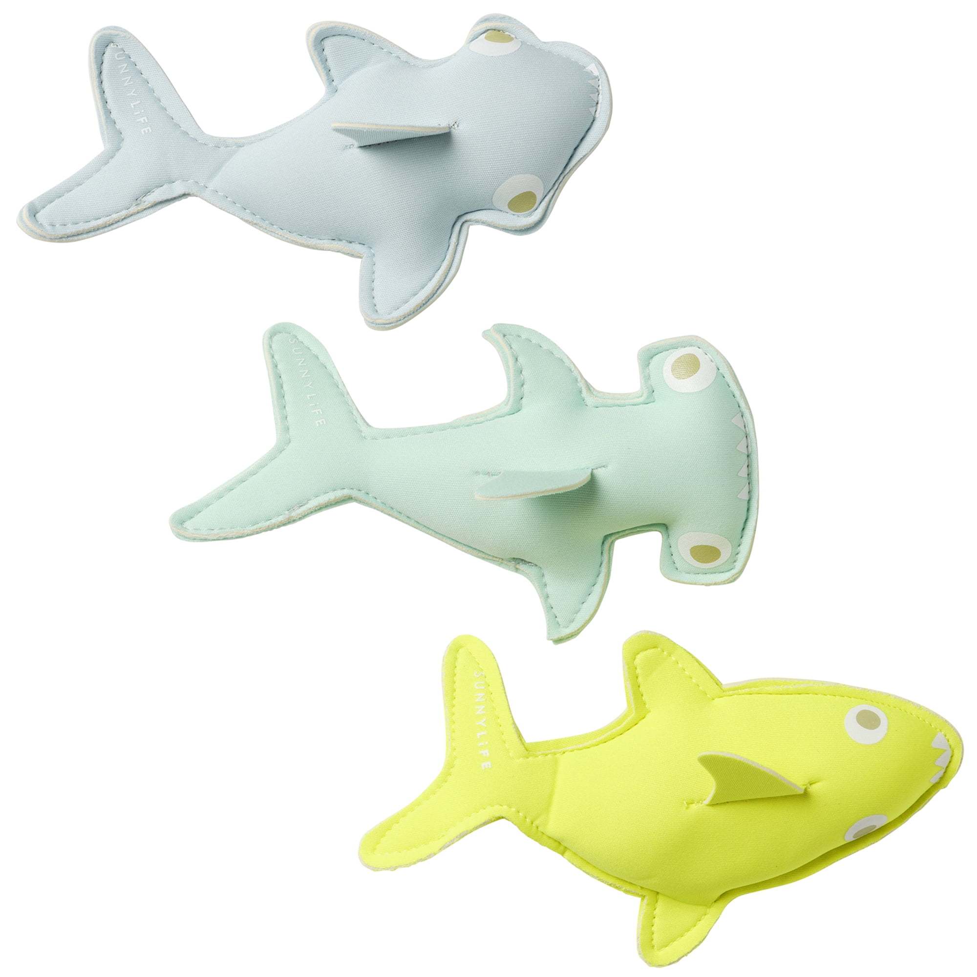 SunnyLIFE Dive Buddies - Salty The Shark Aqua Neon Yellow - Walmart.com