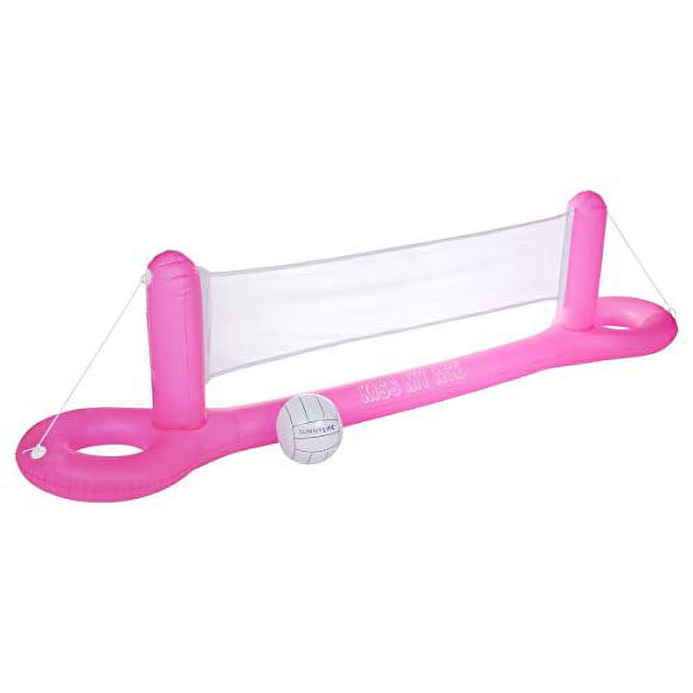 SunnyLIFE Neon Pink Inflatable Volley-Ball Set - Walmart.com