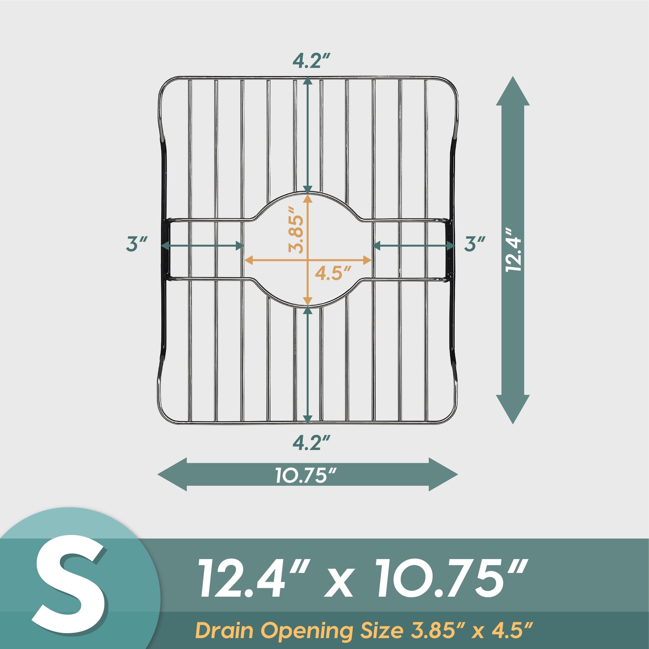 SunnyPoint 304 Stainless Steel Sink Protector Rack – Rust-Resistant ...