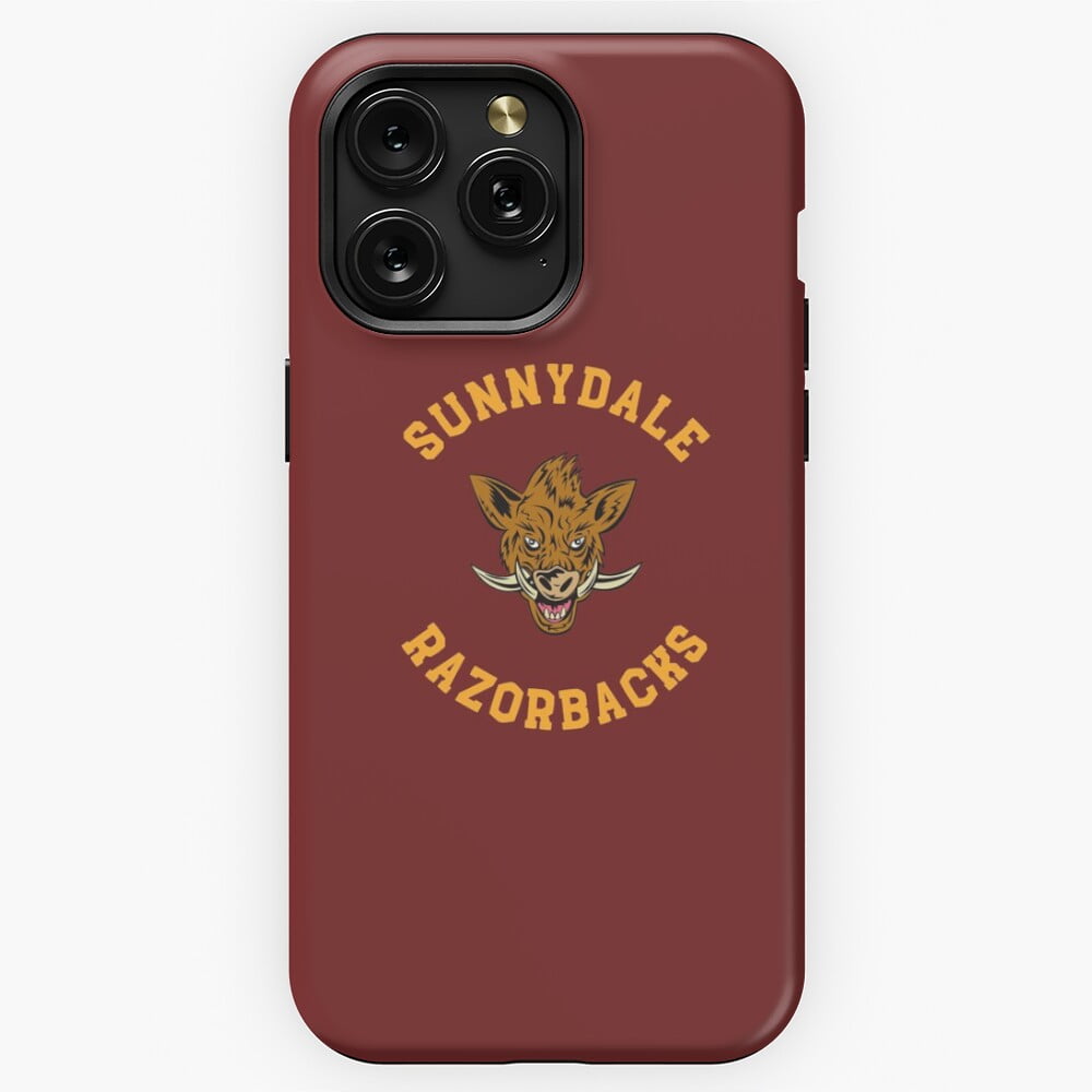 Sunnydale Razorback Highschool Gold Edition Logo iPhone Case 17 16 15 ...