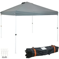 Best Choice 12x12ft Instant Pop Up Canopy w/ 1-Button Setup, Case, 4 ...