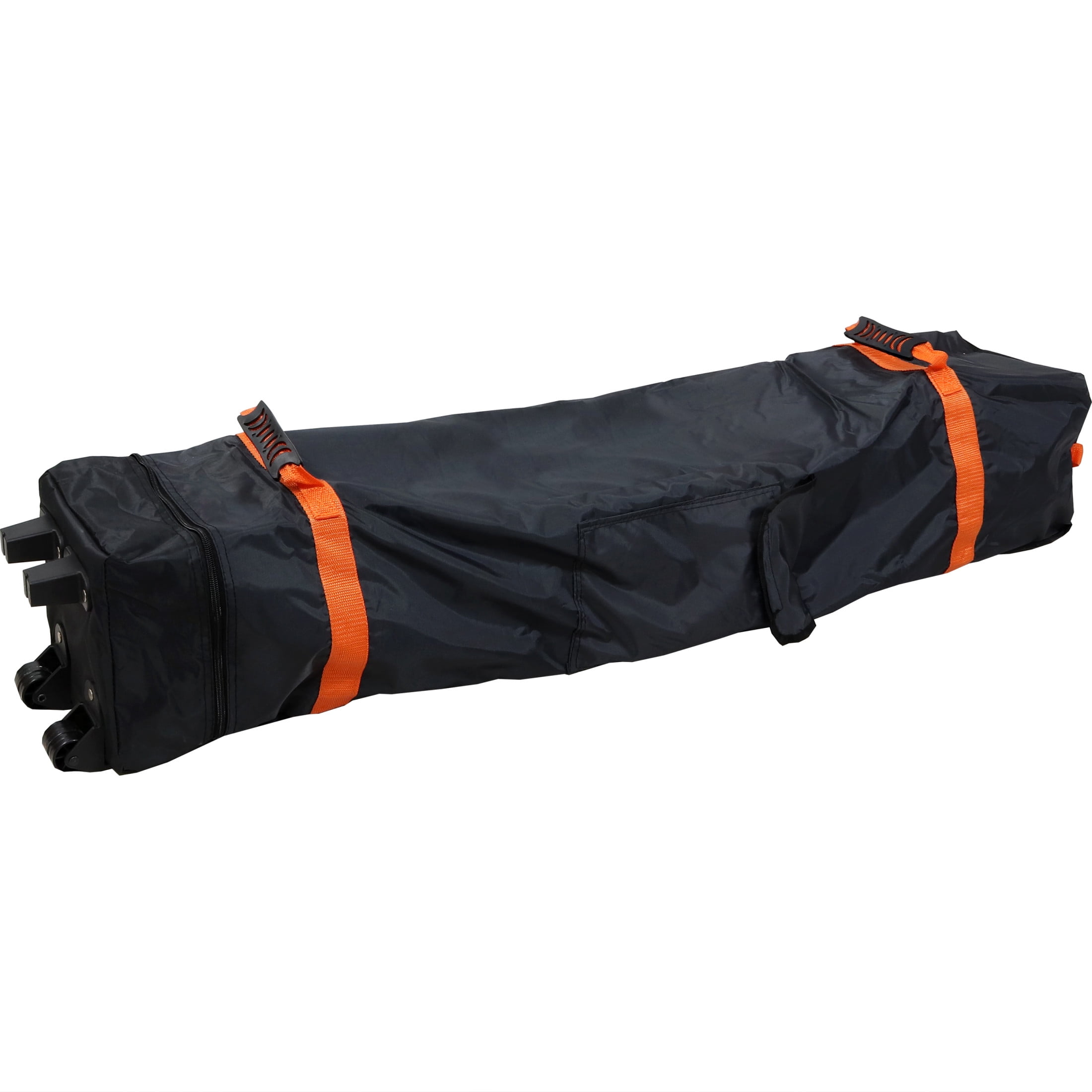 Sunnydaze 54" x 7.25" x 7.25" Black Solid Rolling Pop-Up Canopy ...