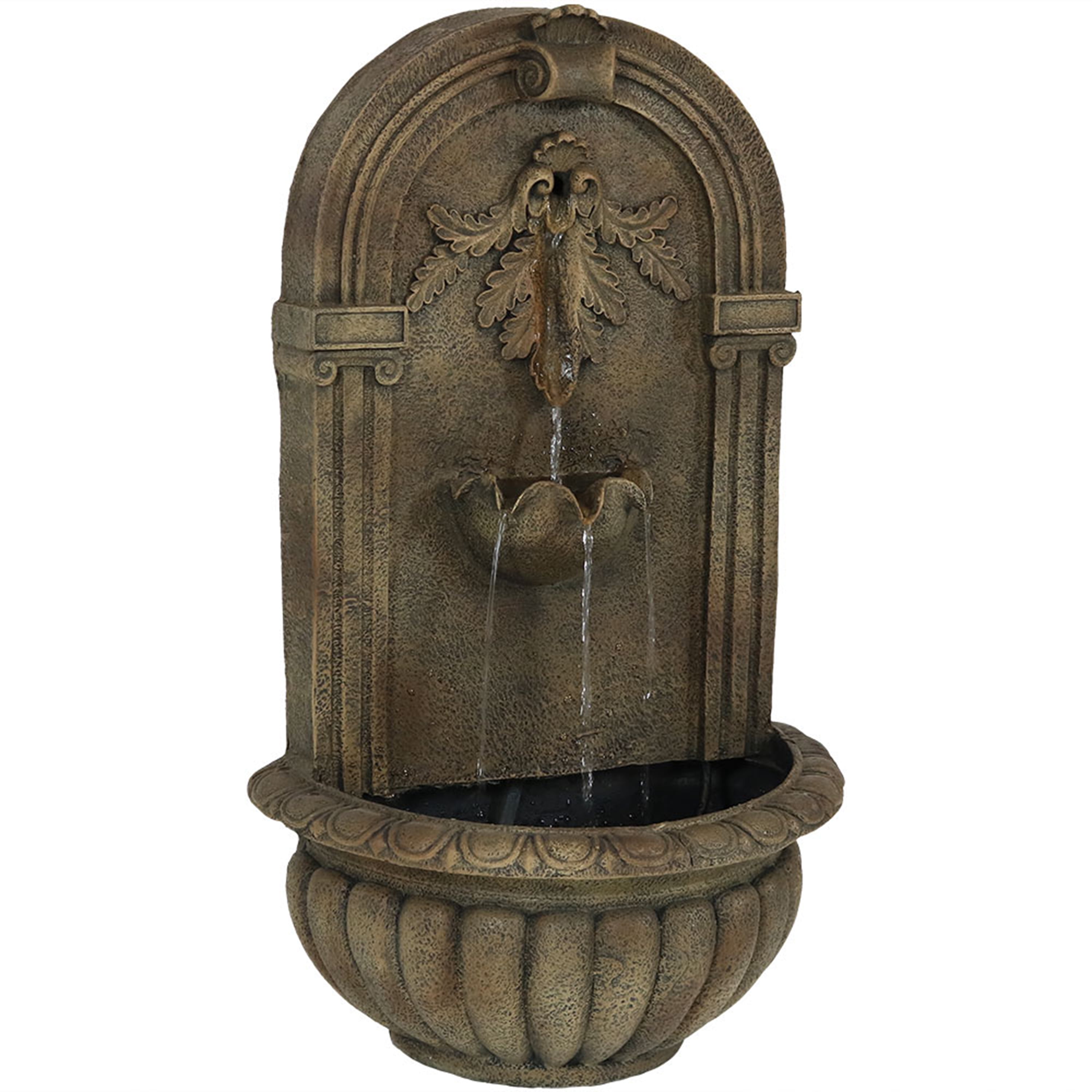 Sunnydaze Florence Outdoor Wall Fountain - Florentine - Walmart.com