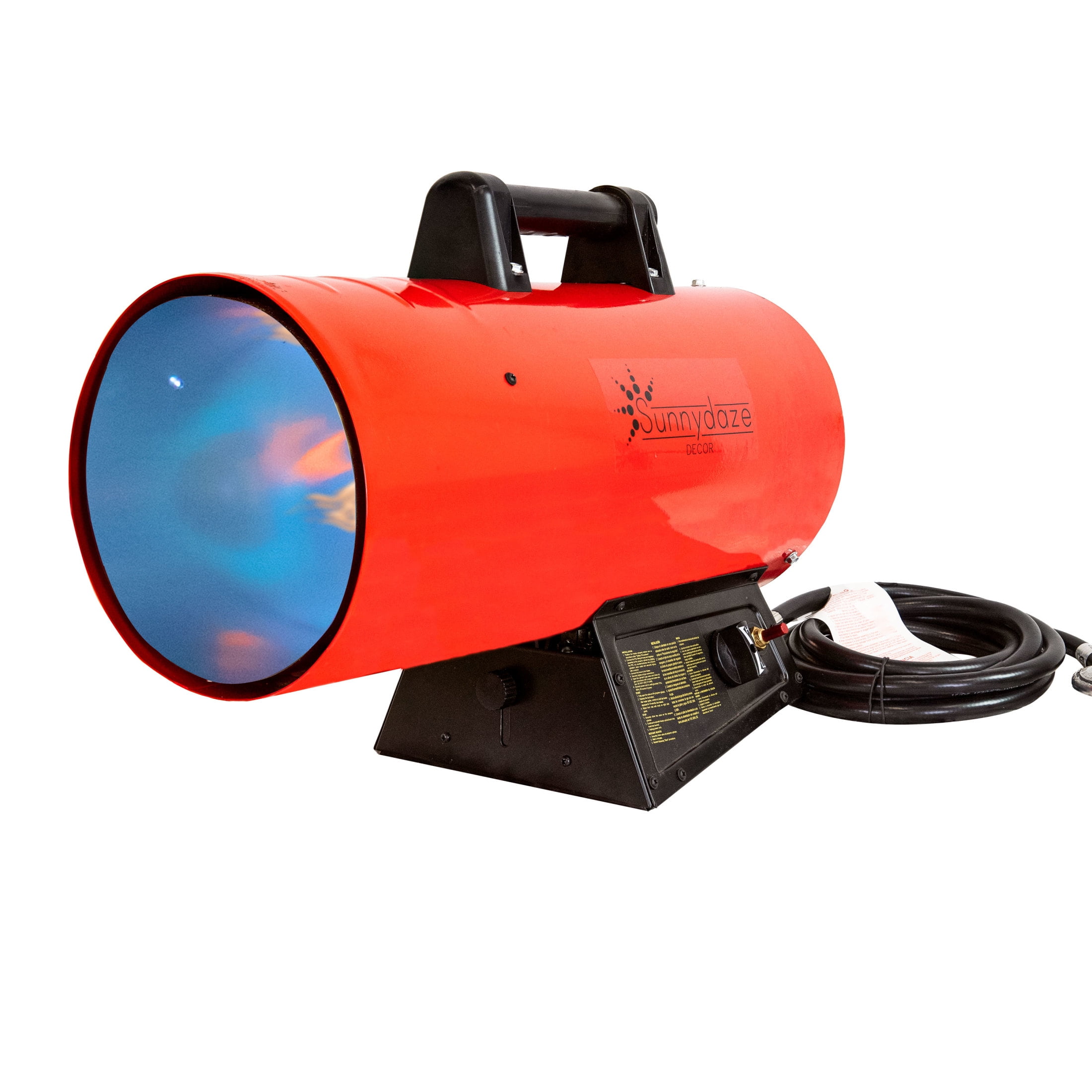 Sunnydaze Indoor Use Small Portable Forced Air Propane Heater, 125,000 ...