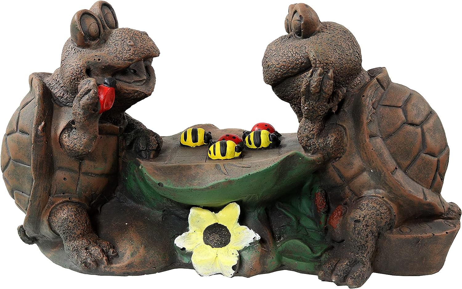 Sunnydaze Tic Tac Toe Turtles Concrete Garden Statue - Stylish Turtle ...
