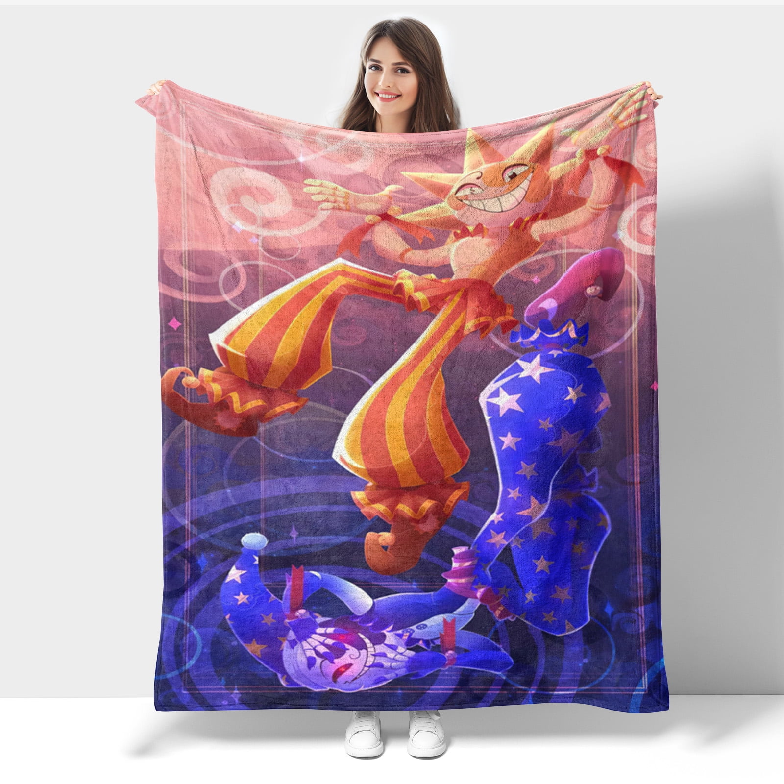 Sunnydrop Moondrop Fnaf Security Breach Velvet Blanket Super Soft ...
