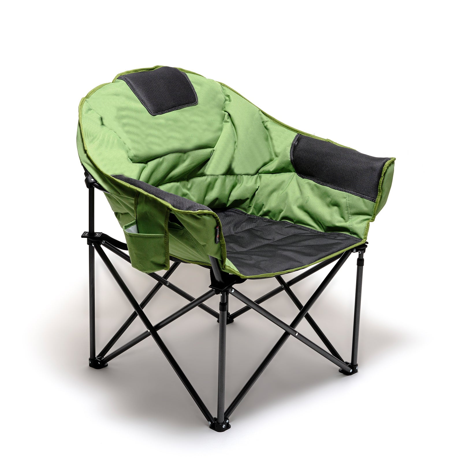 Sunnyfeel Cozy Oversize Folding Camping Club Chair, Comfortable Padded ...