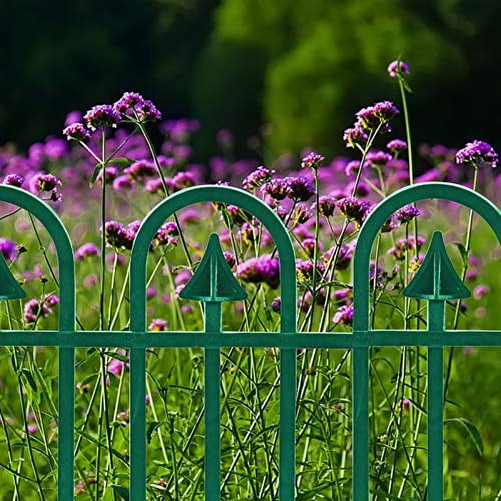 Sunnyglade 12 Pack Garden Edging Decorative Border Recycled Plastic ...