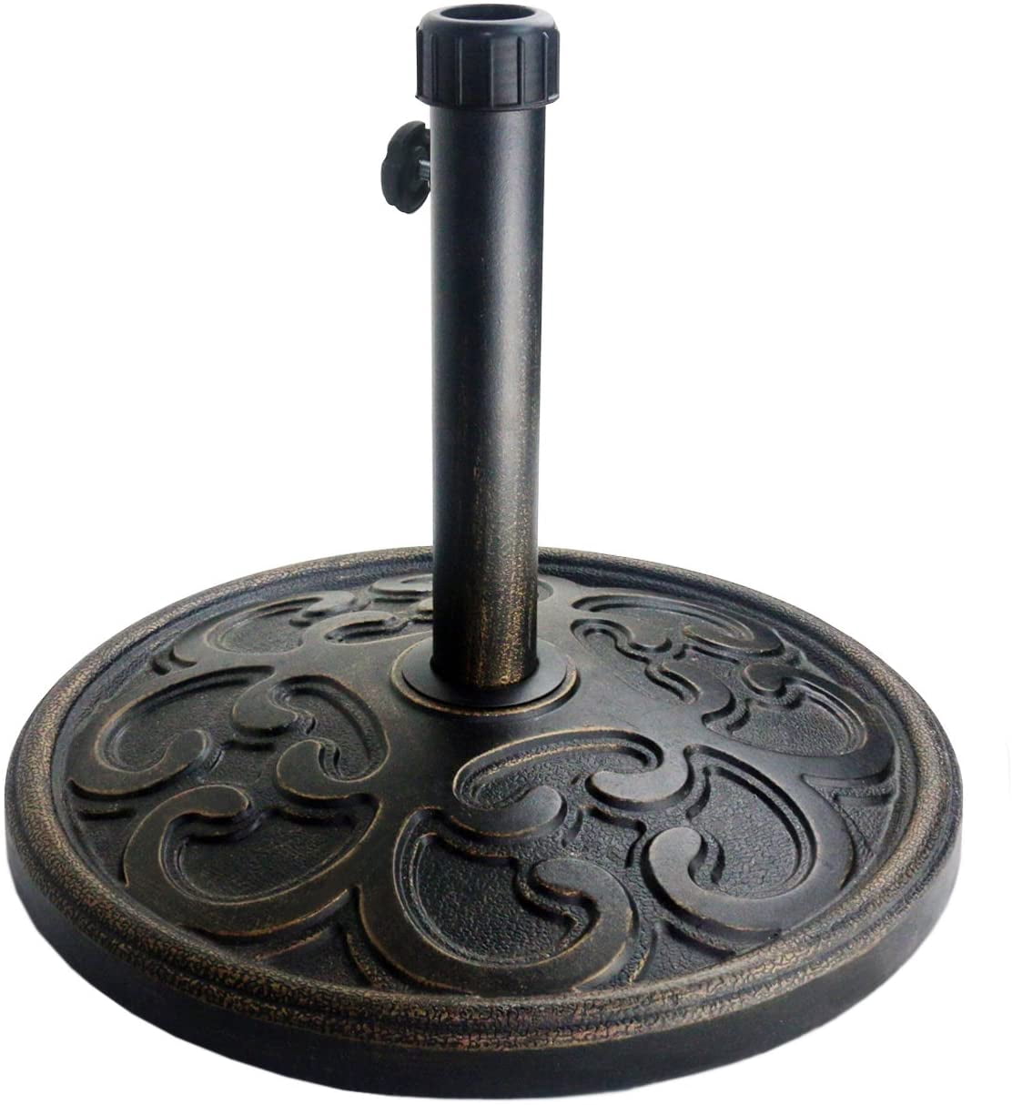 Sunnyglade 18" 22-lbs Outdoor Living Heavy Duty Round Antiqued Patio ...