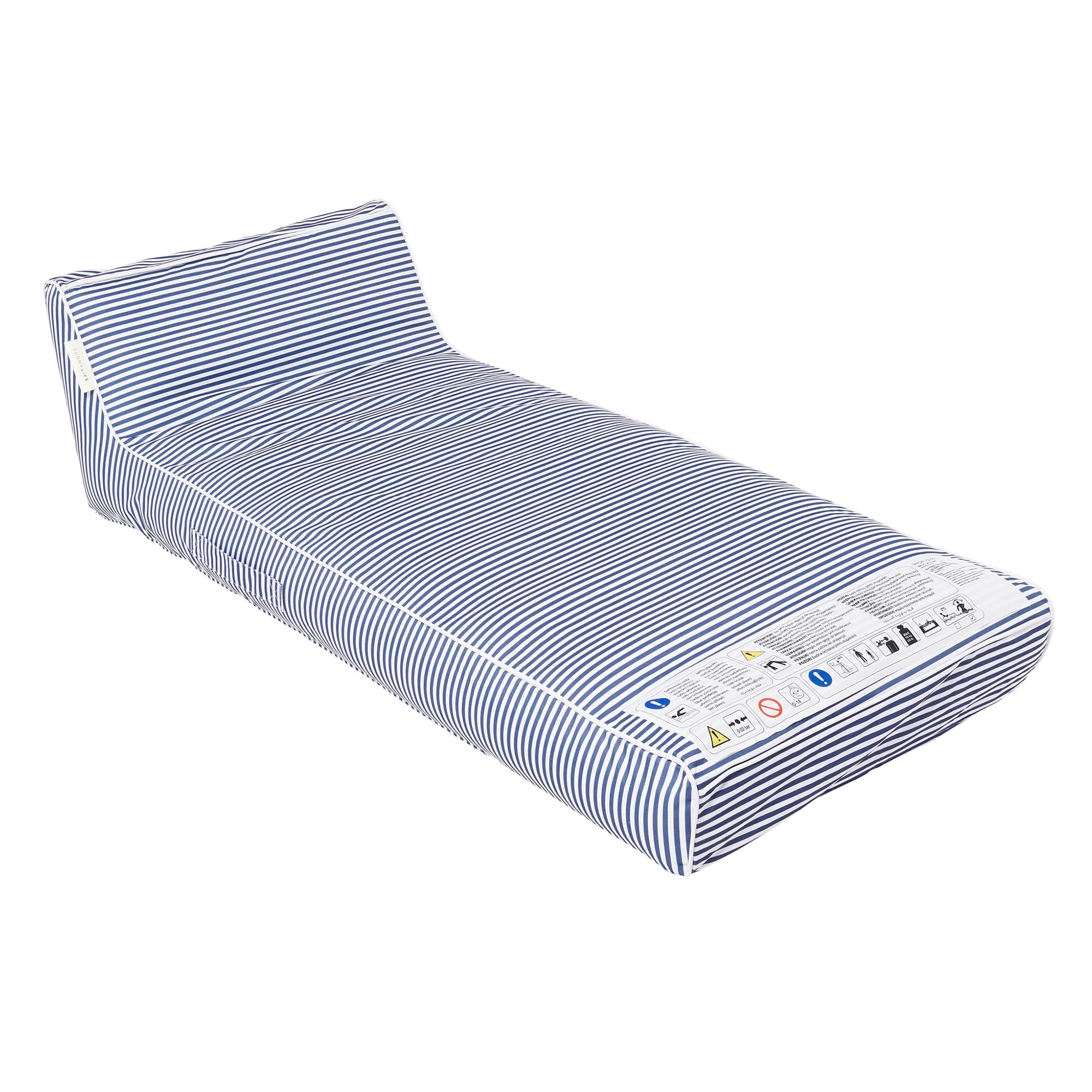 Sunnylife: Luxe Lie-On Lounger - Le Weekend Navy - Inflatable Pool ...