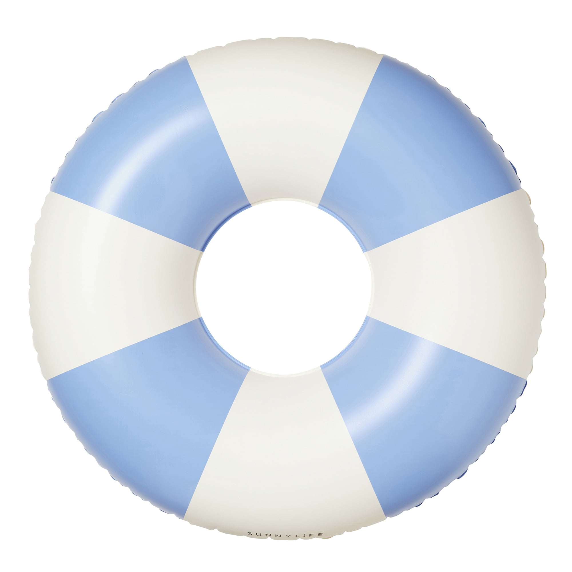 Sunnylife: Tube Pool Ring - Blue Stripe - 41" Round Inflatable Pool ...